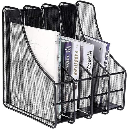 SAJAG Mesh File Rack- Office Desk Organizer Document Holder Tray,Office ...