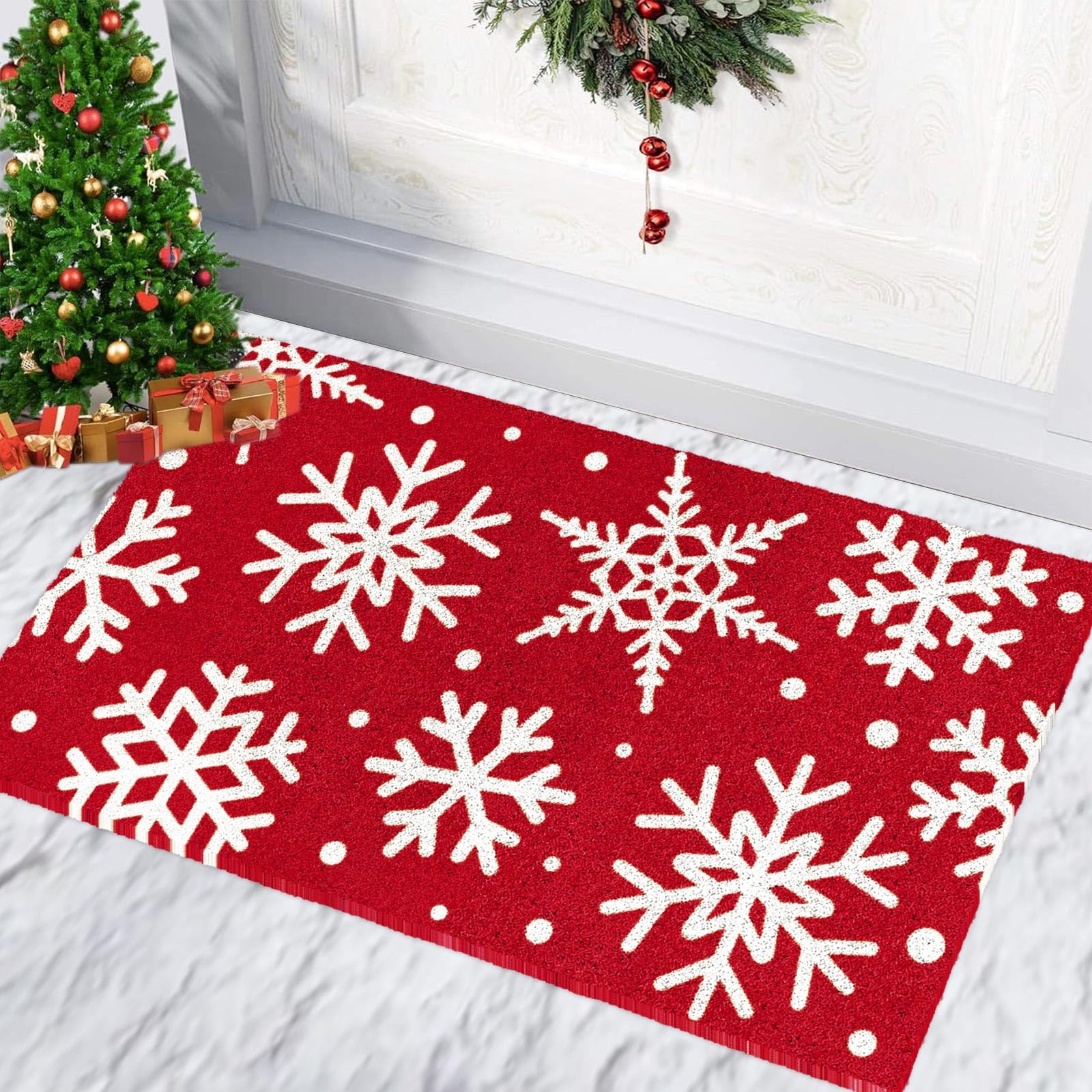 Amazon.com: JarThenaAMCS Christmas Door Mat 16.5 x 29 Inch, Christmas ...
