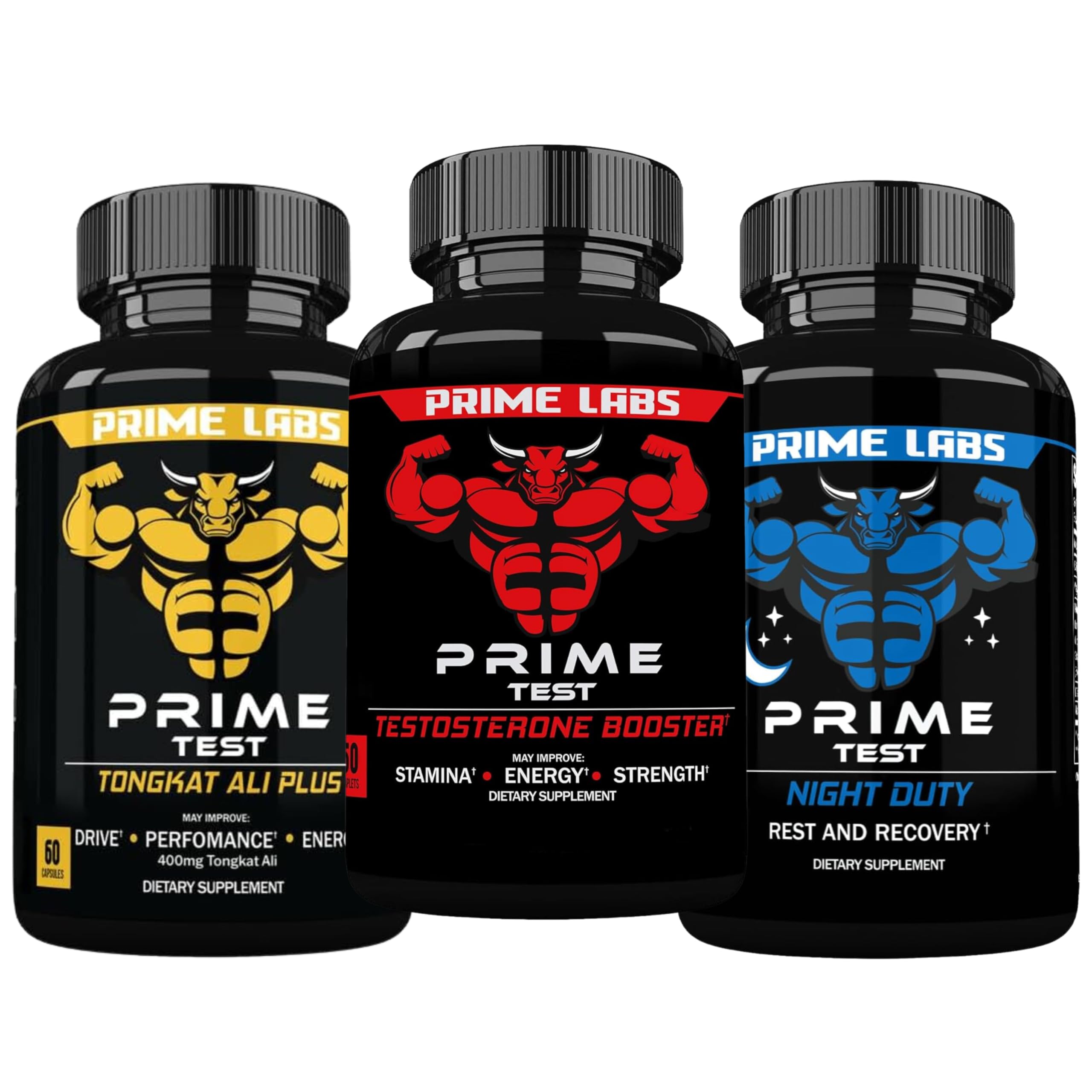 Amazon.com: Prime Labs Prime Test Testosterone Booster + Night Duty ...