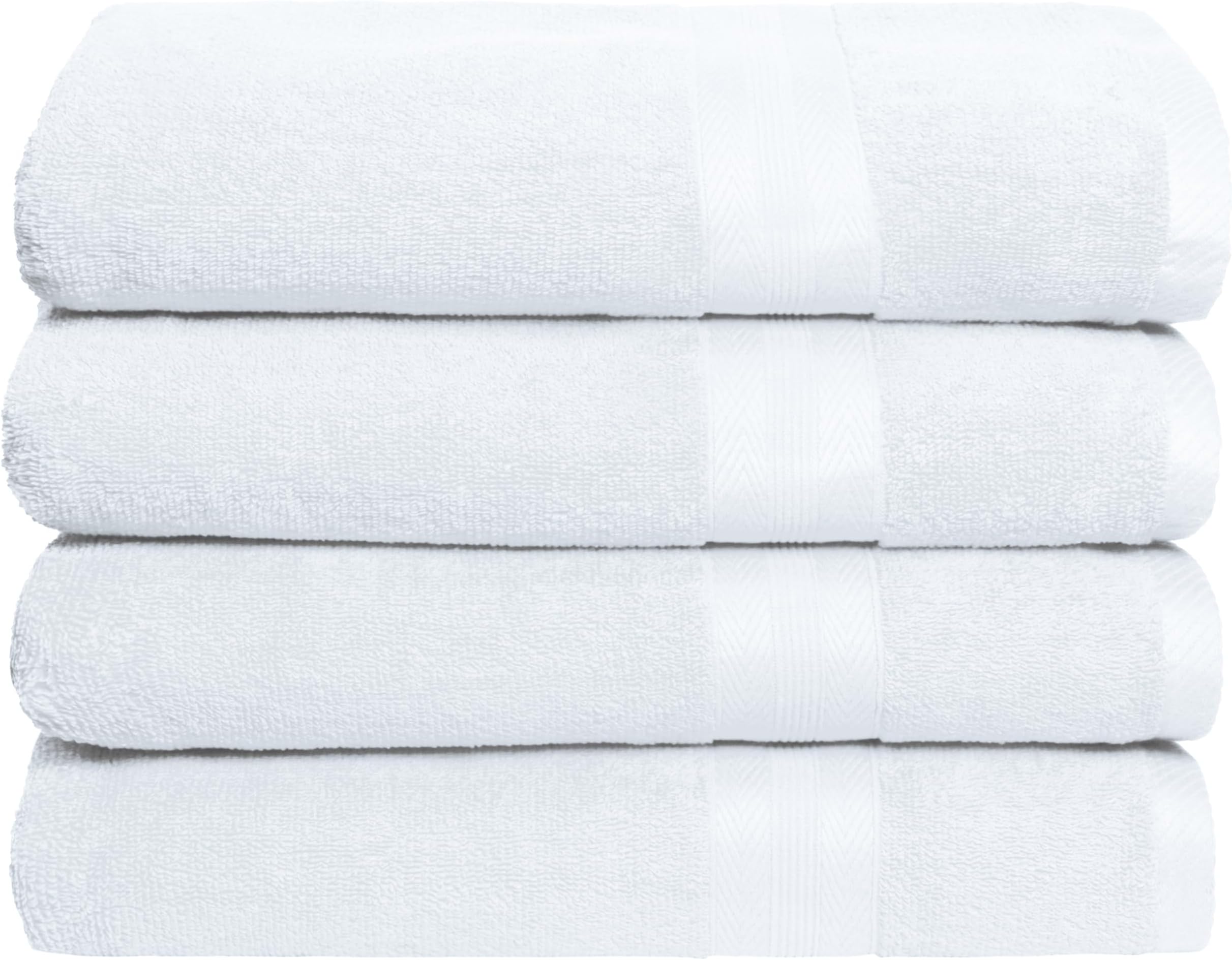 Amazon.com: LANE LINEN Luxury Bath Towels Set of 4 (28" x 54") - 100% ...