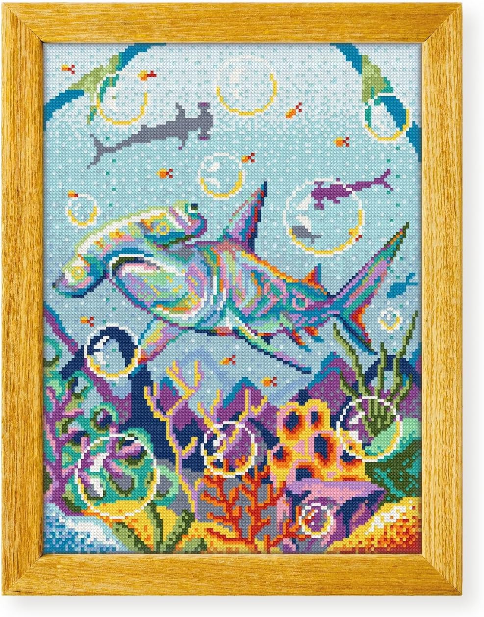 Amazon.com: Awesome Pattern Studio Hammerhead Shark DS1353, Diamond ...