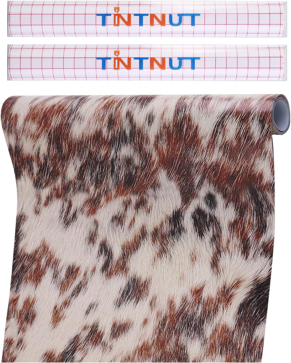 Amazon.com: Tintnut Cowhide Permanent Vinyl Roll - 12 inch x 5ft, Cow ...