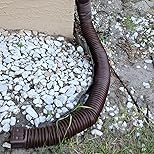 Amazon.com: 2 Pack Flexible Rain Gutter Downspout Extensions,Drain ...
