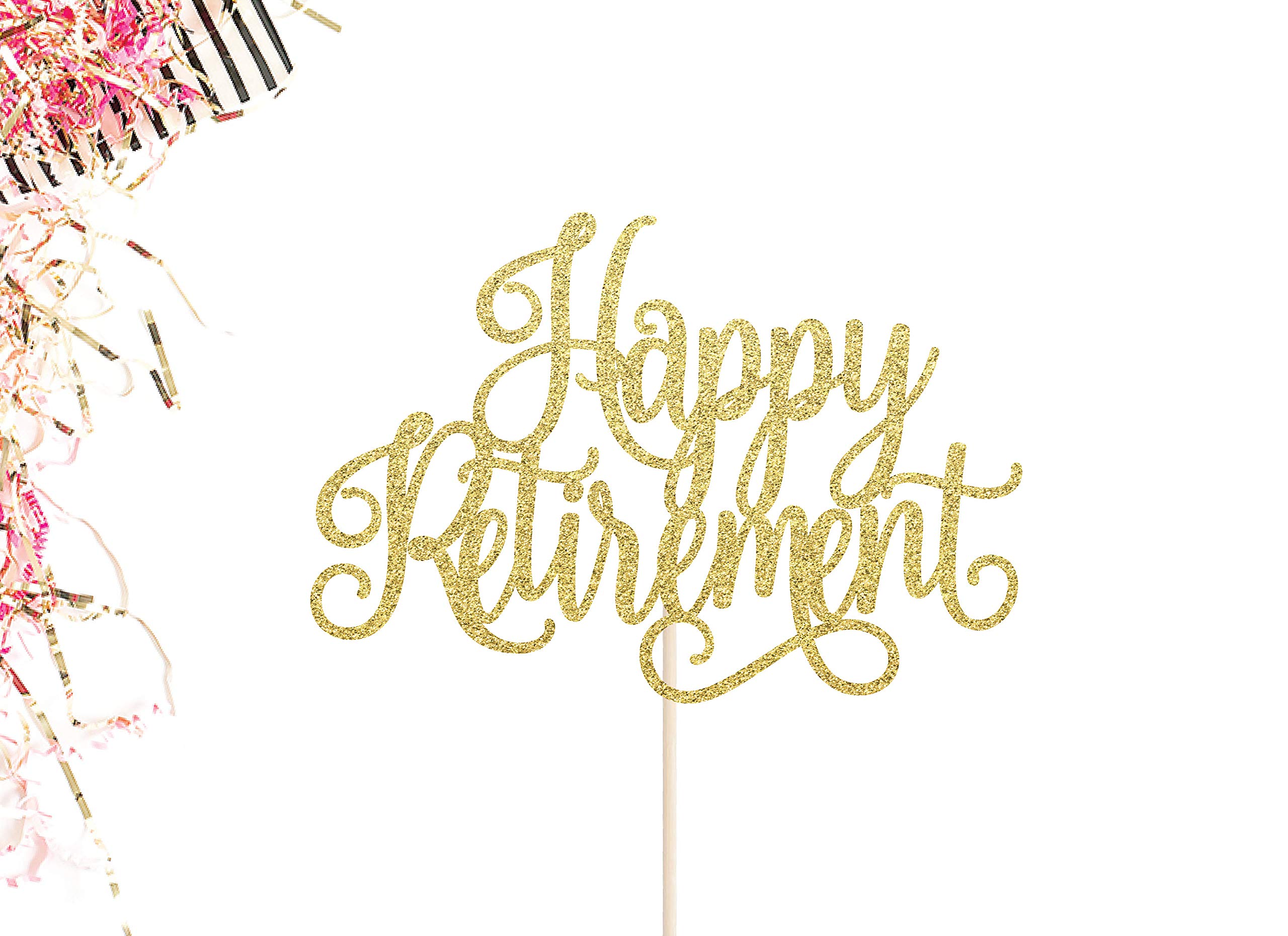 Happy Retirement Cake Topper Retirement Topper Farewell Cake Topper ...