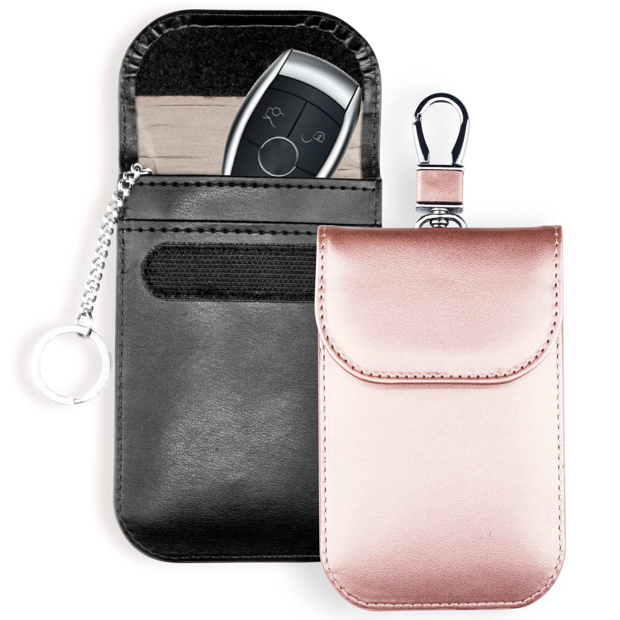Signal Blocking Key Fob Sleeve SLNT Faraday Key Fob Case - Blocks All ...