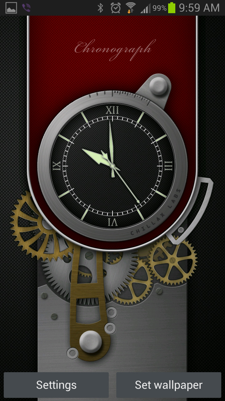 Clockwork HD Live Wallpaper: Carbon Fiber - App on Amazon Appstore