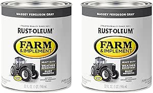 Amazon.com: Rust-Oleum 280157-2PK Farm & Implement Enamel Paint, Quart ...