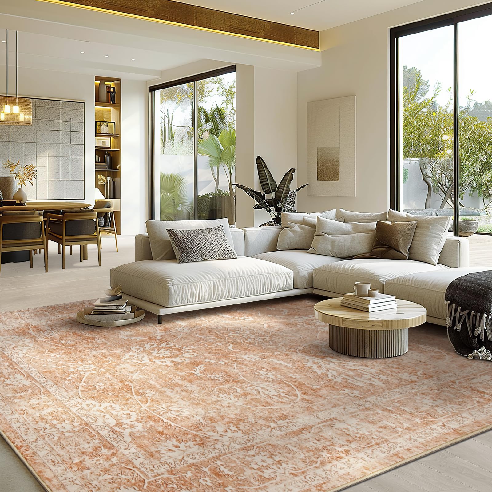 Amazon.com: Madane 8x10 Area Rugs for Living Room, Anti-Slip Backing ...