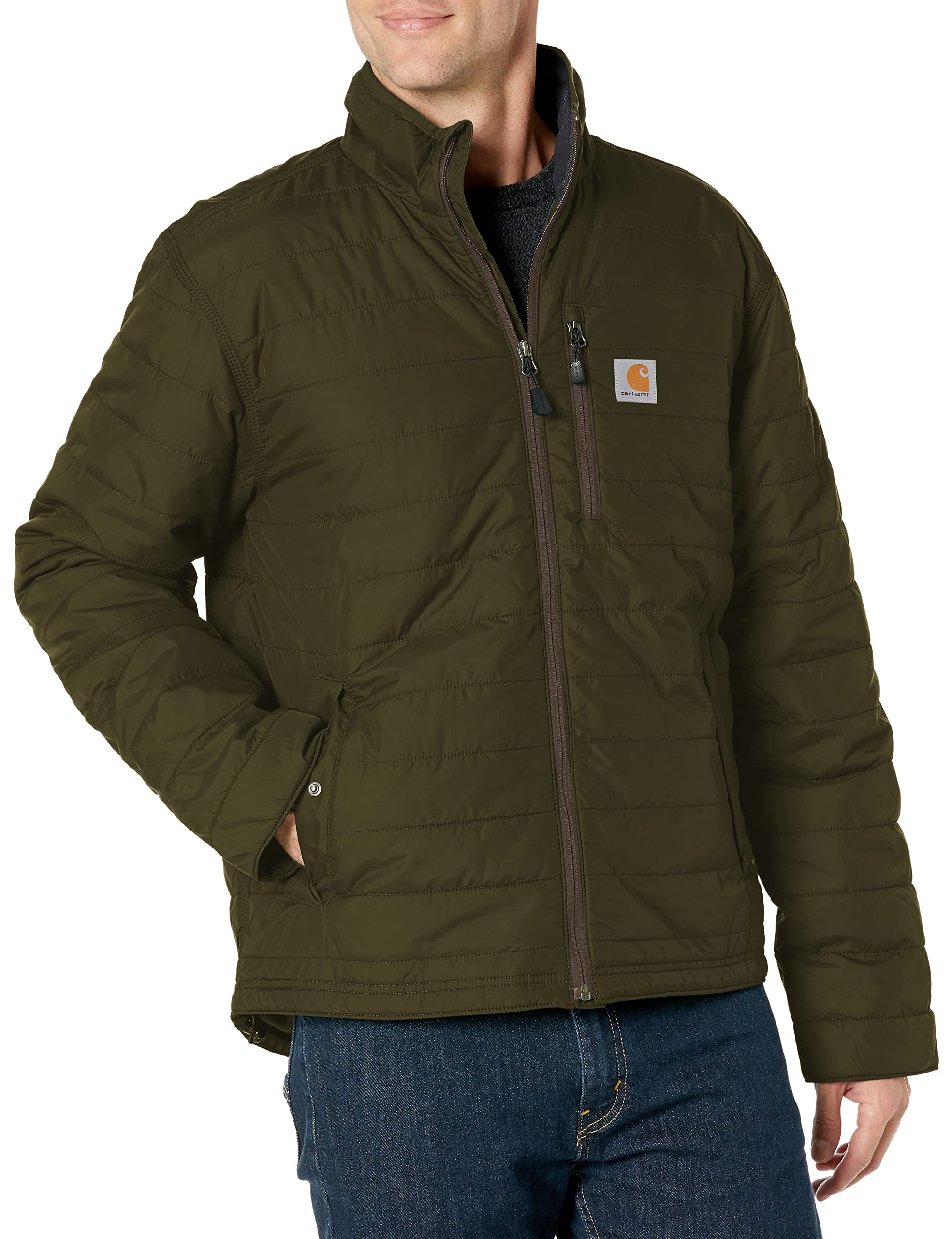 Snapklik.com : Carhartt Mens Rain Defender Relaxed Fit Lightweight ...