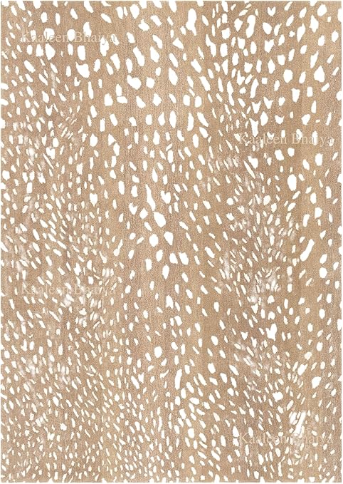 Amazon.com: Kaaleen Bhaiya Antelope Handmade Tufted Wool Area Rug ...