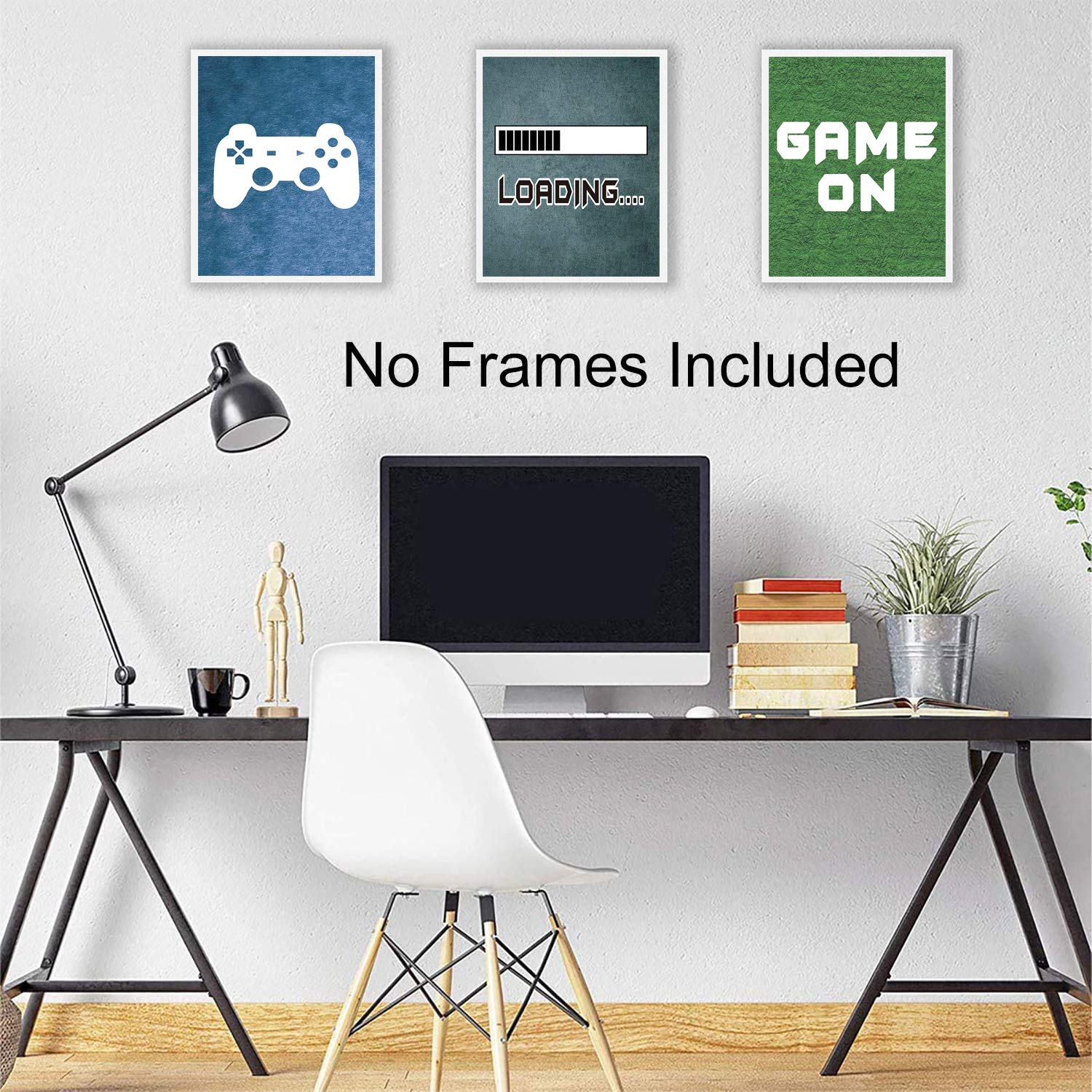 KAIRNE Unframed Video Game Themed Art Print Funny Gaming Poster, Set Of ...