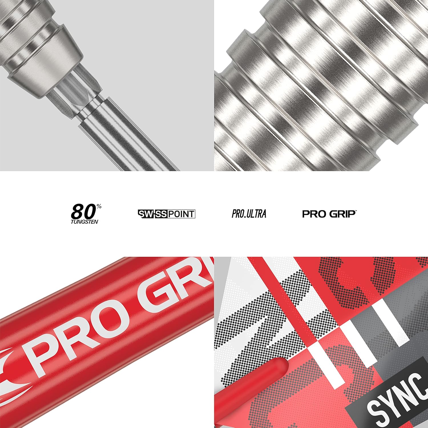 Target Darts Sync 80% Tungsten Swiss Point Steel Tip Darts Set – Yaxa ...