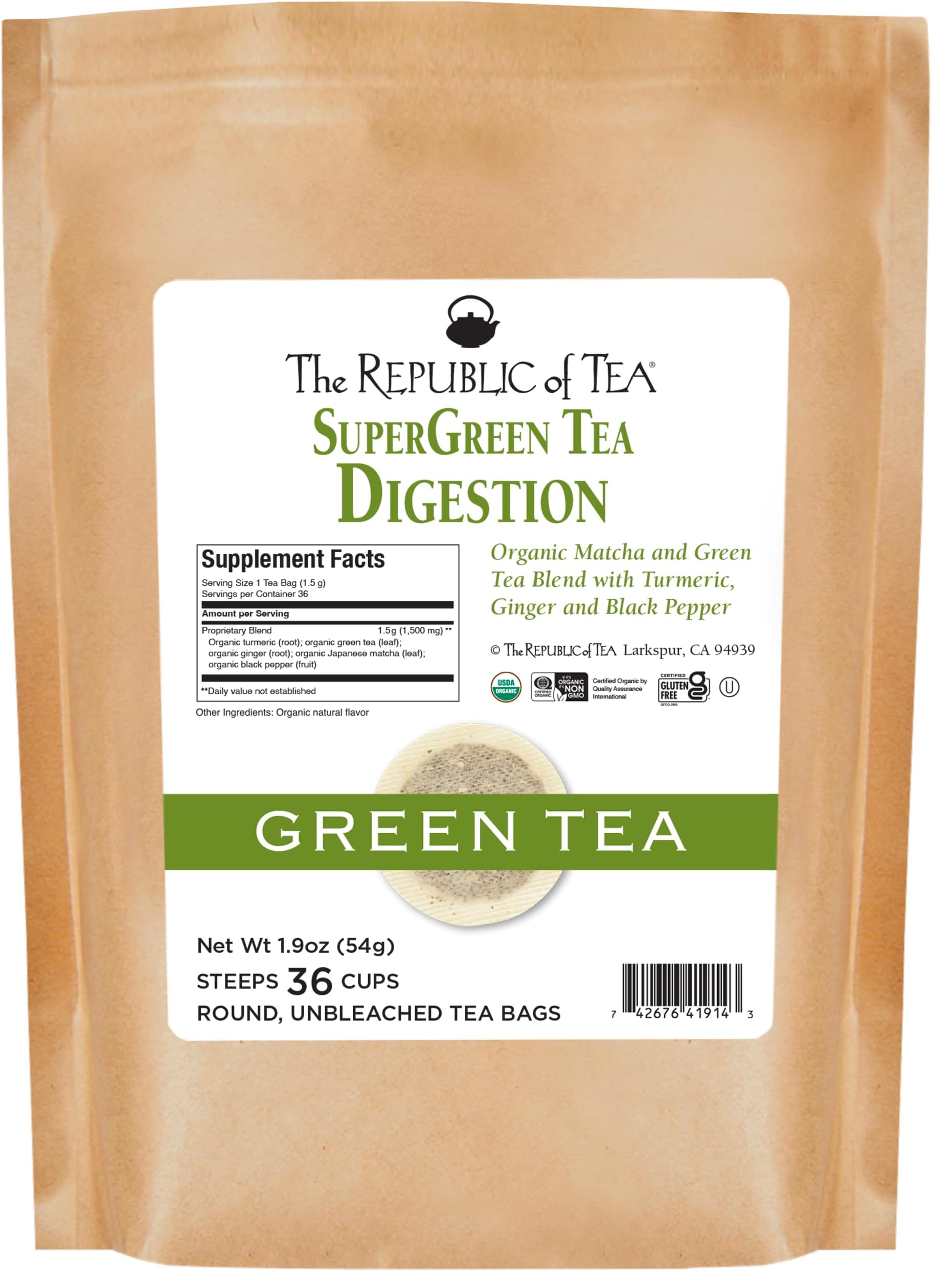Amazon.com : Touch Organic Organic Green Tea : Grocery & Gourmet Food