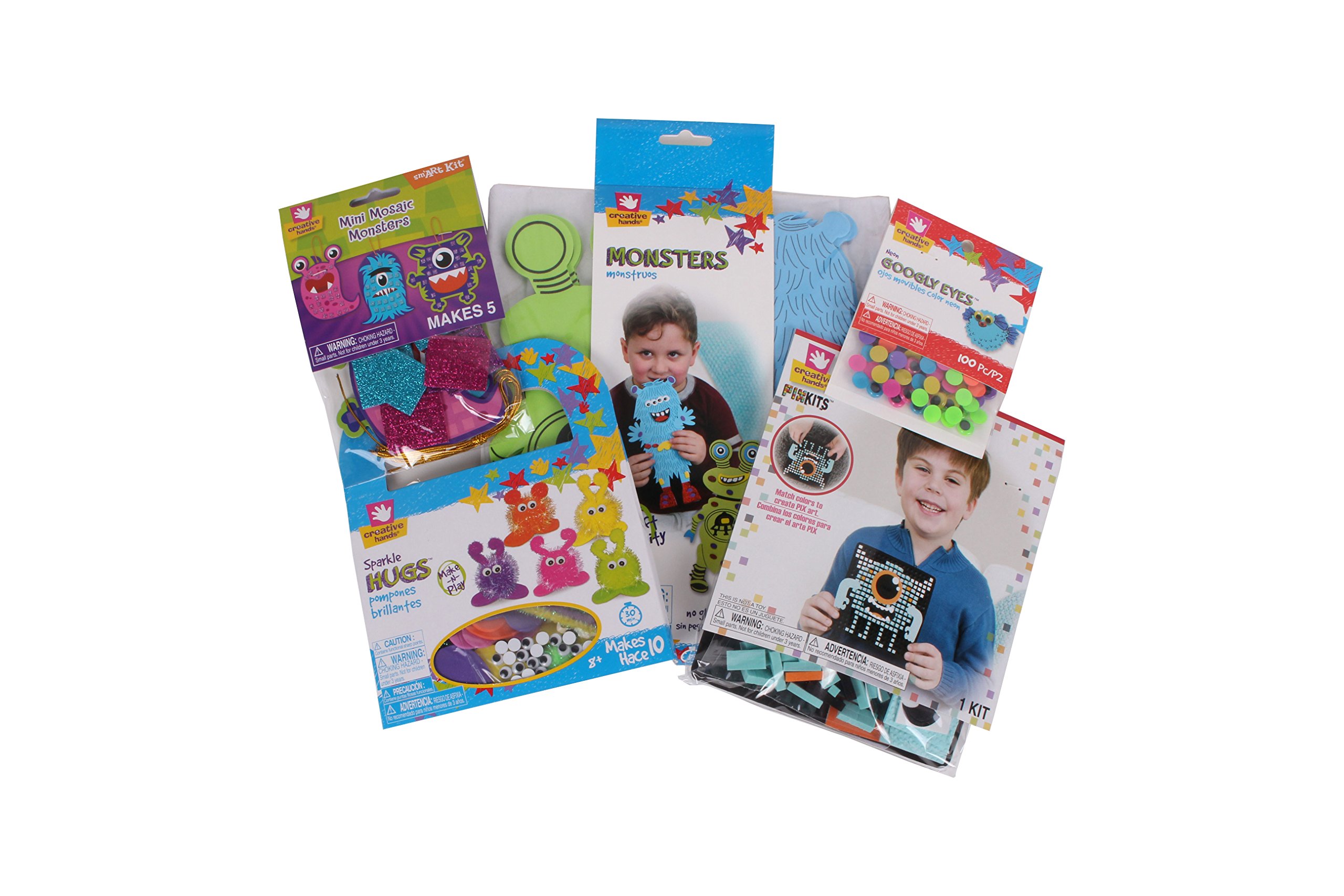 Buy Creative Hands Arts and Crafts for Kids - Monster Bundle Gift Set ...