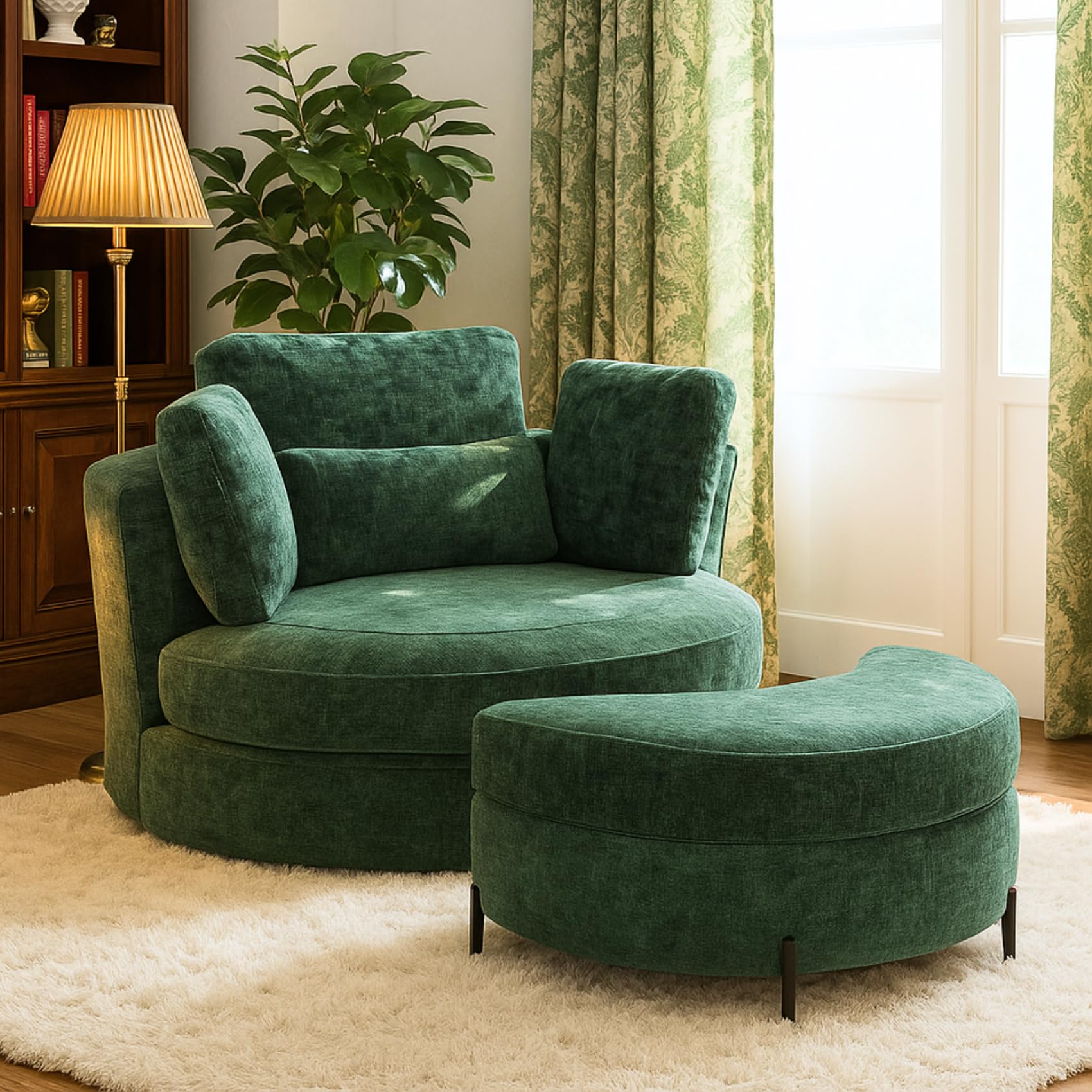 11 Best Big Chair And Ottoman | The 330lb Test That Filters