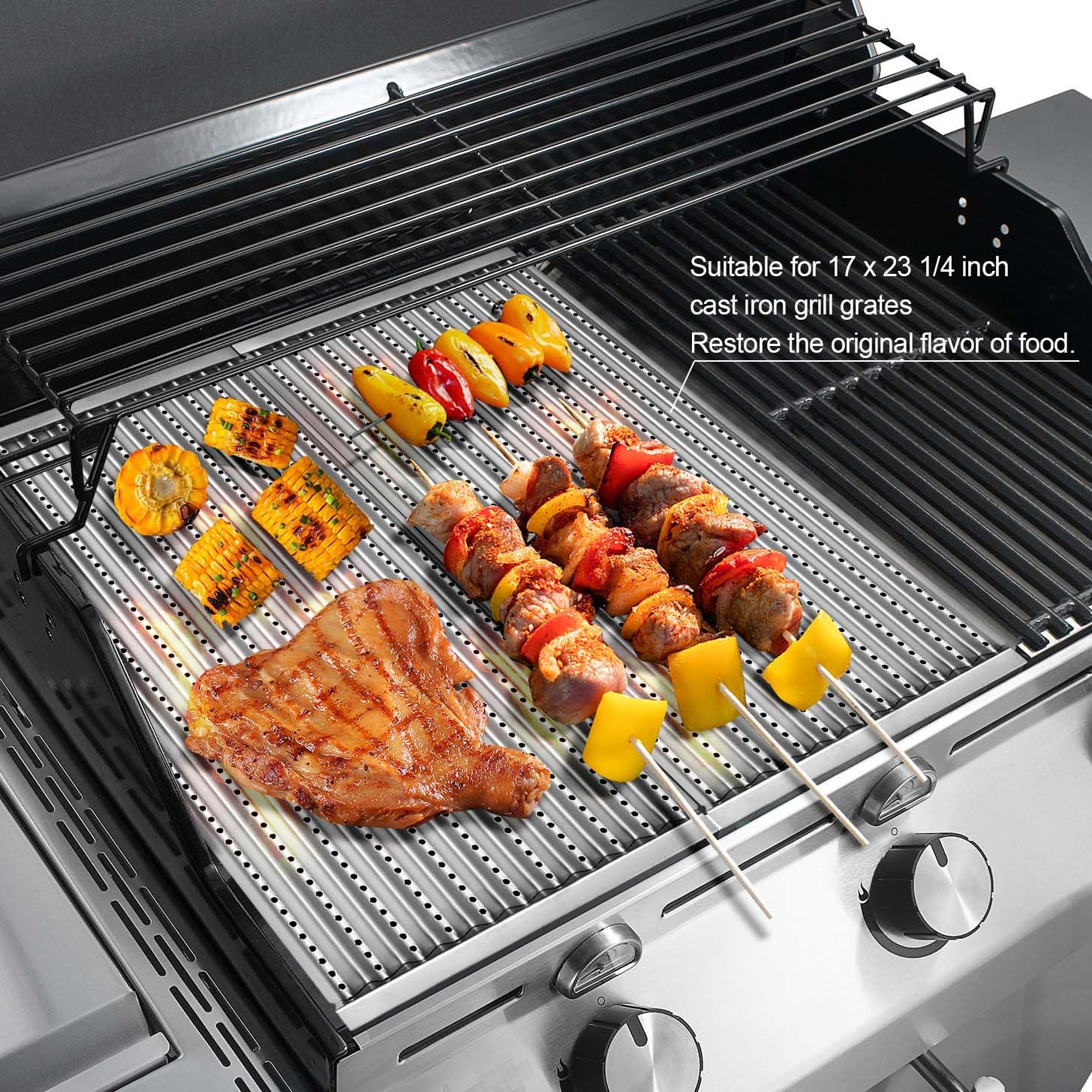 GGC 17 x 8 1/16 Emitter Grates for Charbroil Infrared 463242515 ...