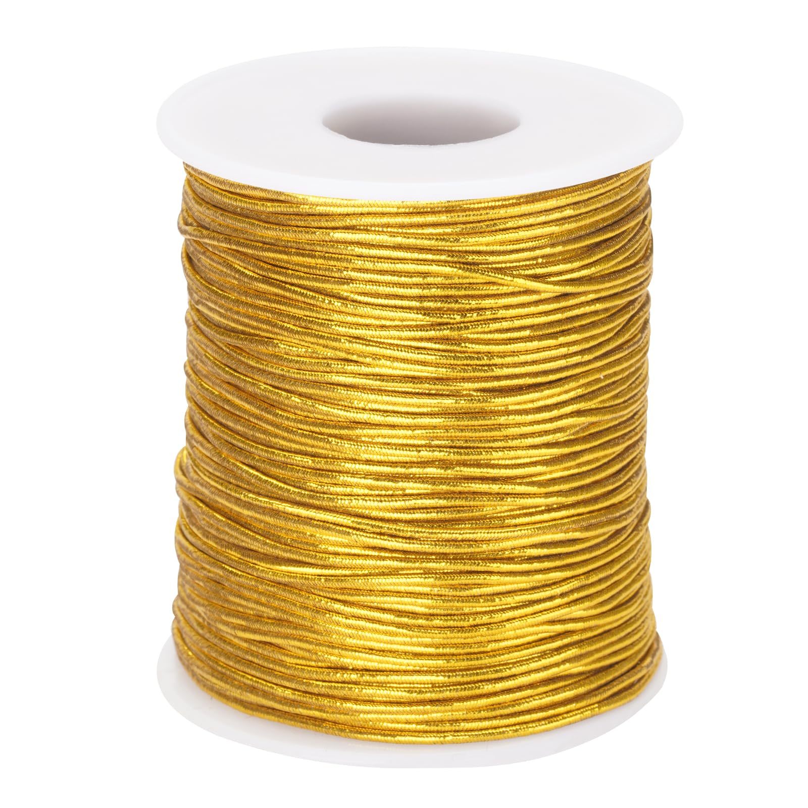 Amazon.com: joycraft Elastic Cords, Metallic Stretch Cords, Gold ...