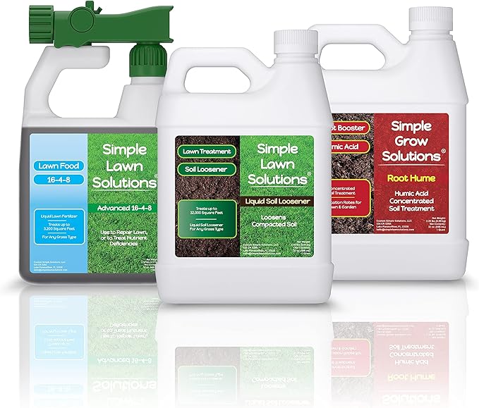 Amazon.com : Liquid Soil Loosener + Root Hume Humic Acid Soil Treatment ...