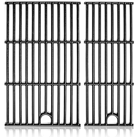 Amazon.com : Uniflasy Cast Iron Cooking Grates fits CharBroil 2-Burner ...