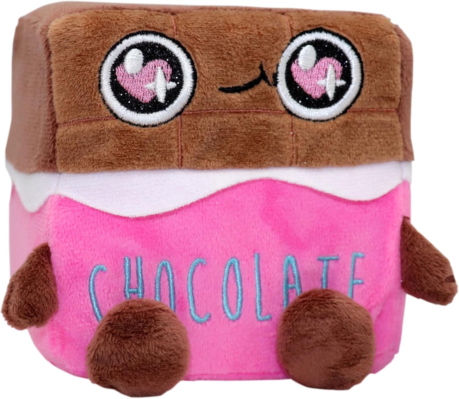 Cubeez Plush Choc 10cm – Stackable Squishy Memory Foam Soft Toy, Fun ...