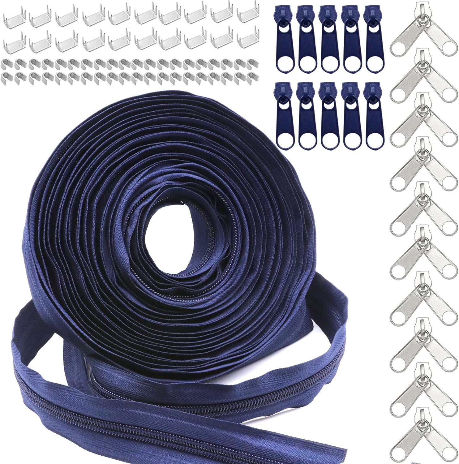 Amazon.com: #5 Nylon Zipper Tape for Sewing: YZSFIRM 10 Yard Zippers by ...