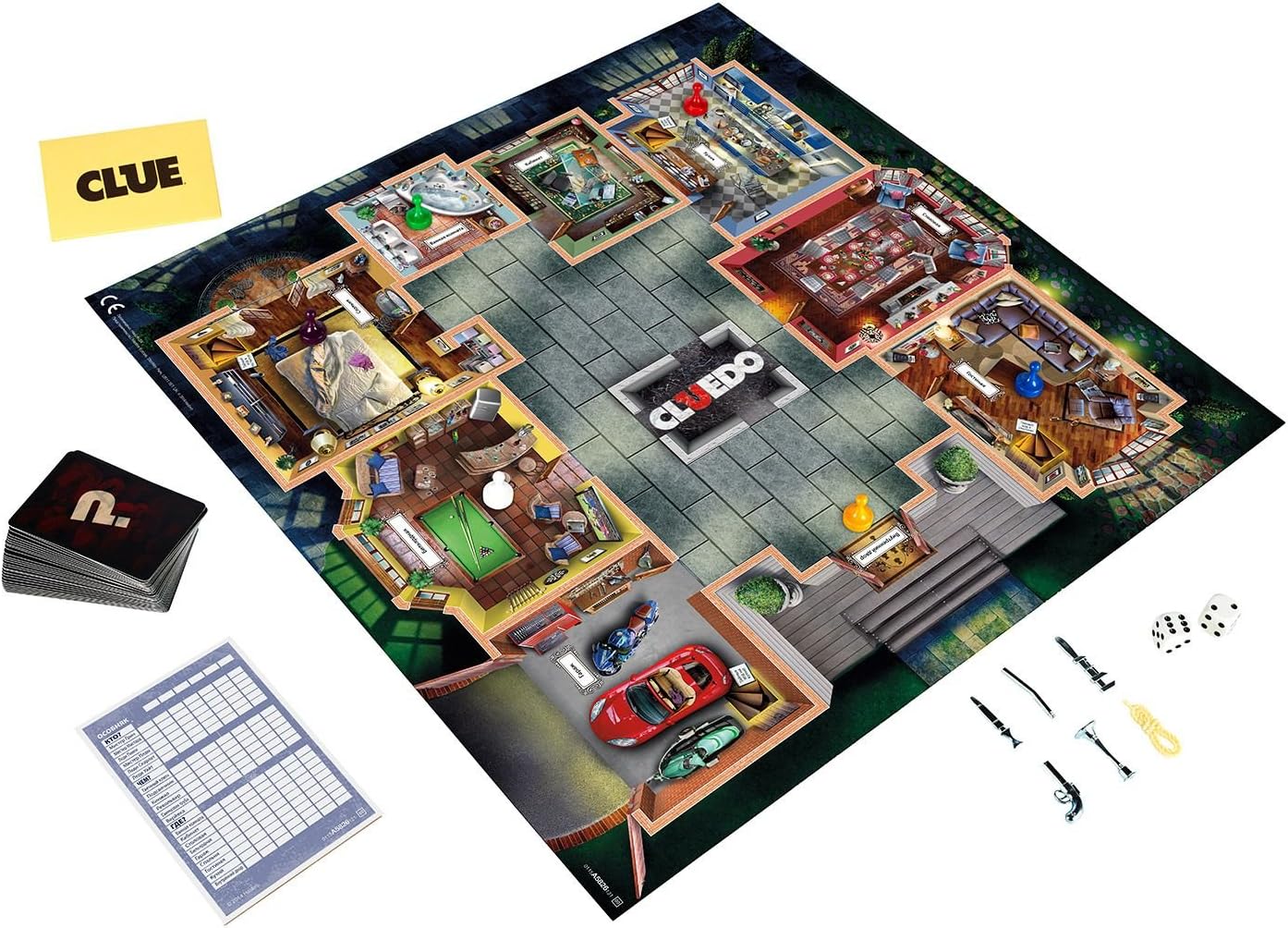 Amazon.com: Hasbro Gaming Clue Board Game - The Classic Mystery : Toys ...