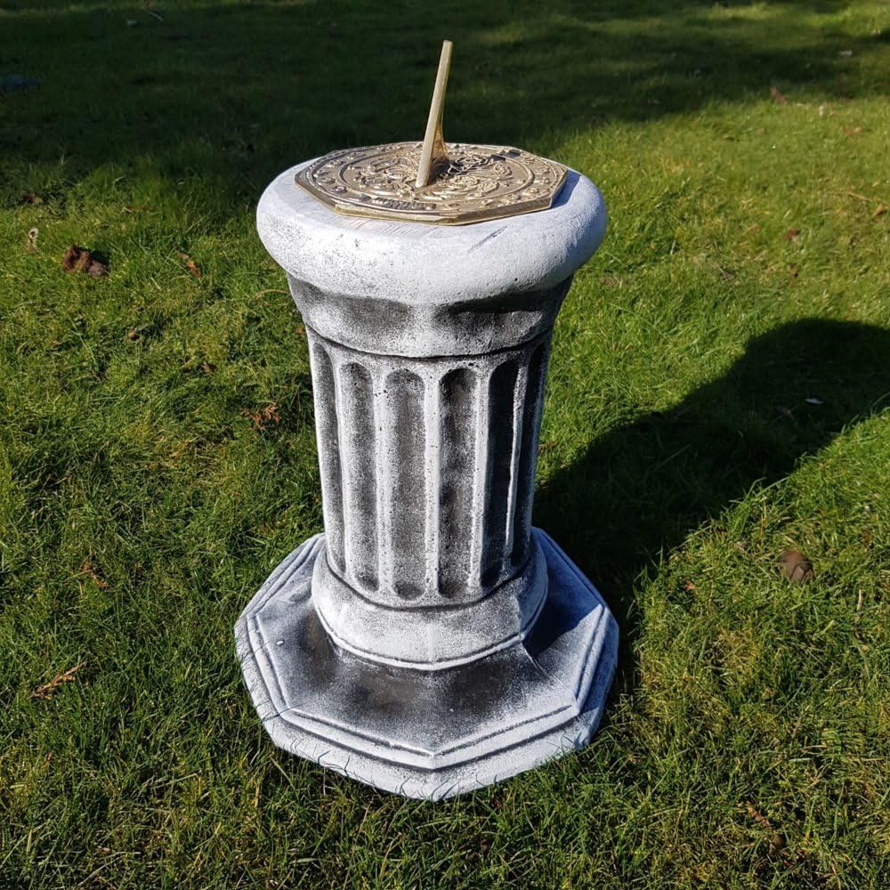 Cast Iron Sundial on Stand 92cm High : Amazon.co.uk: Home & Kitchen
