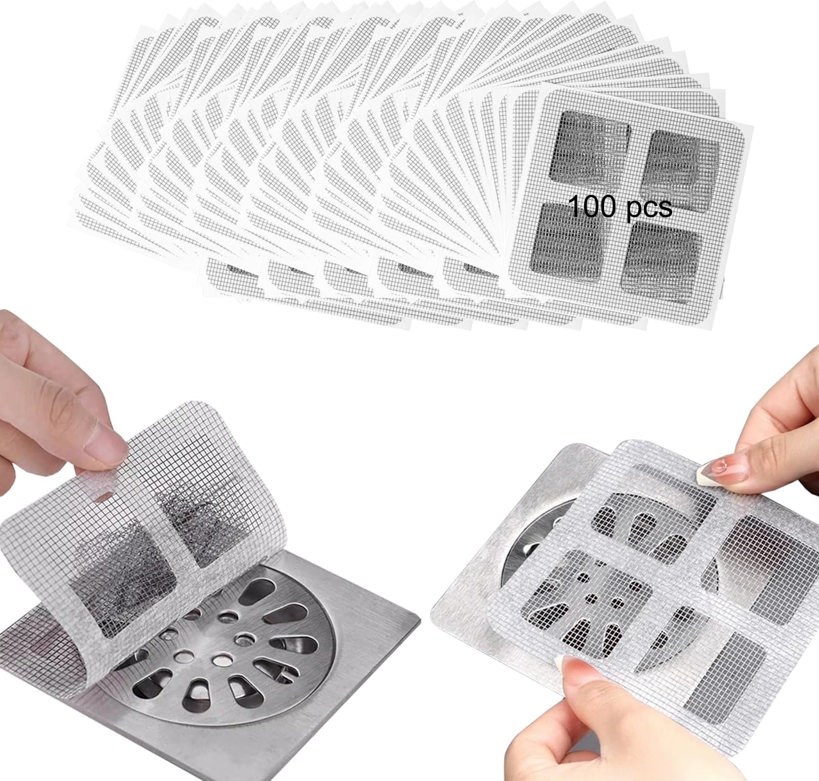 30PCS Disposable Floor Drain Filter Screen, Floor Drain Sticker ...