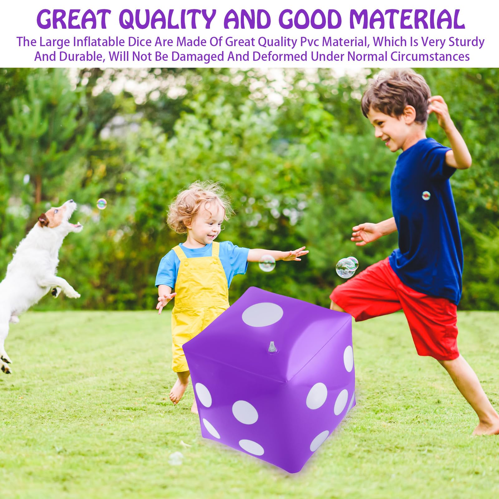 Snapklik.com : 3 Pack Large Inflatable Dice Jumbo Giant Inflatable Dice ...