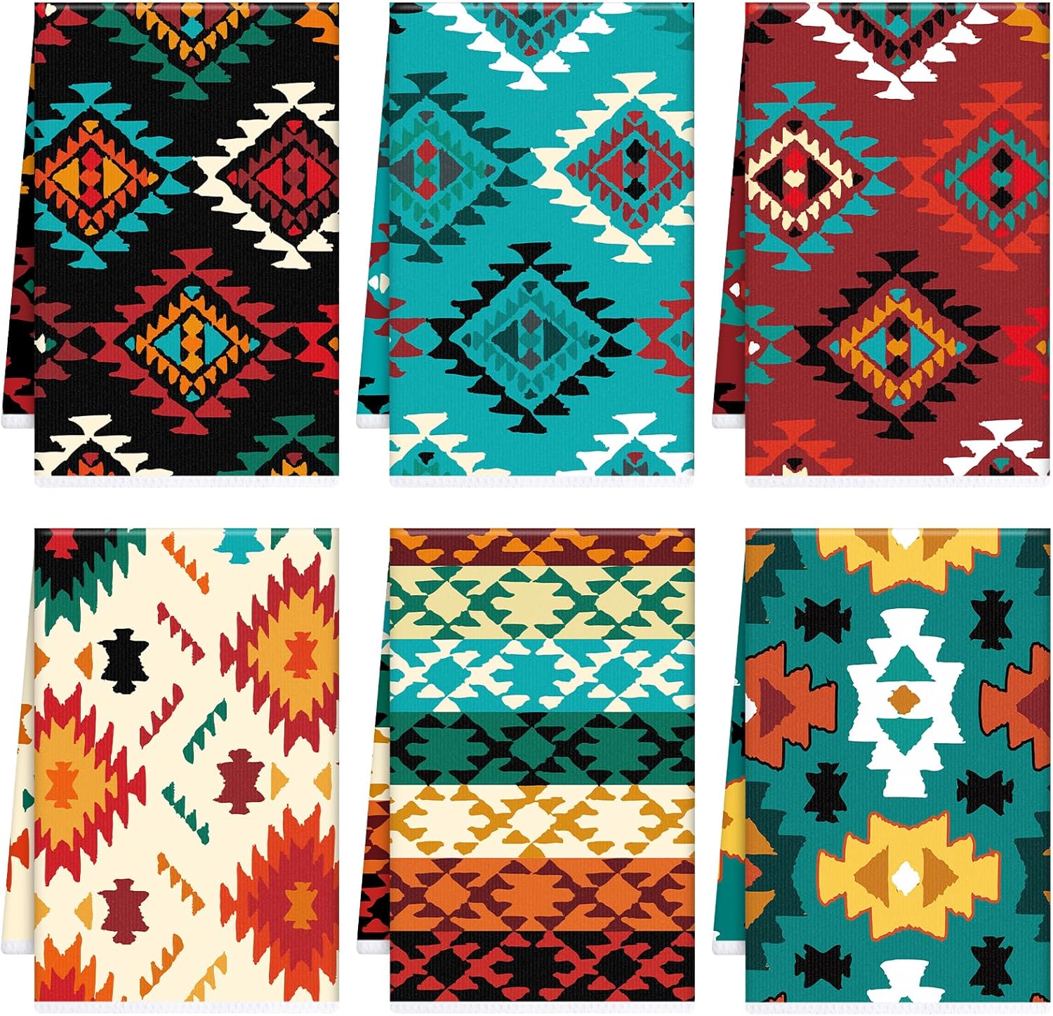 Amazon.com: InIsaJace Native American Kitchen Towels, 6PCS Southwestern ...
