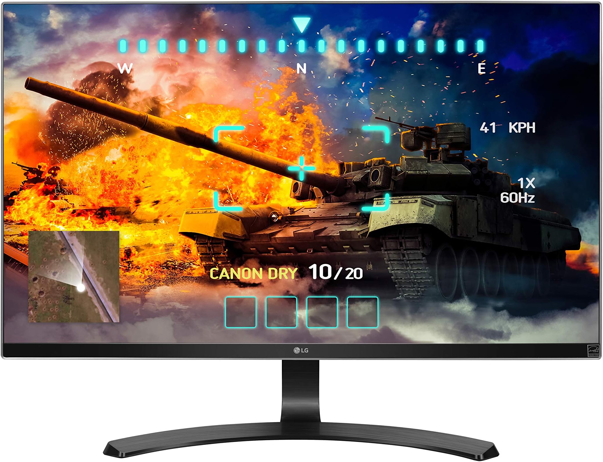 LG 24GN60R-B Gaming Monitor Ultragear 24" FHD IPS 144Hz, 1ms, AMD ...