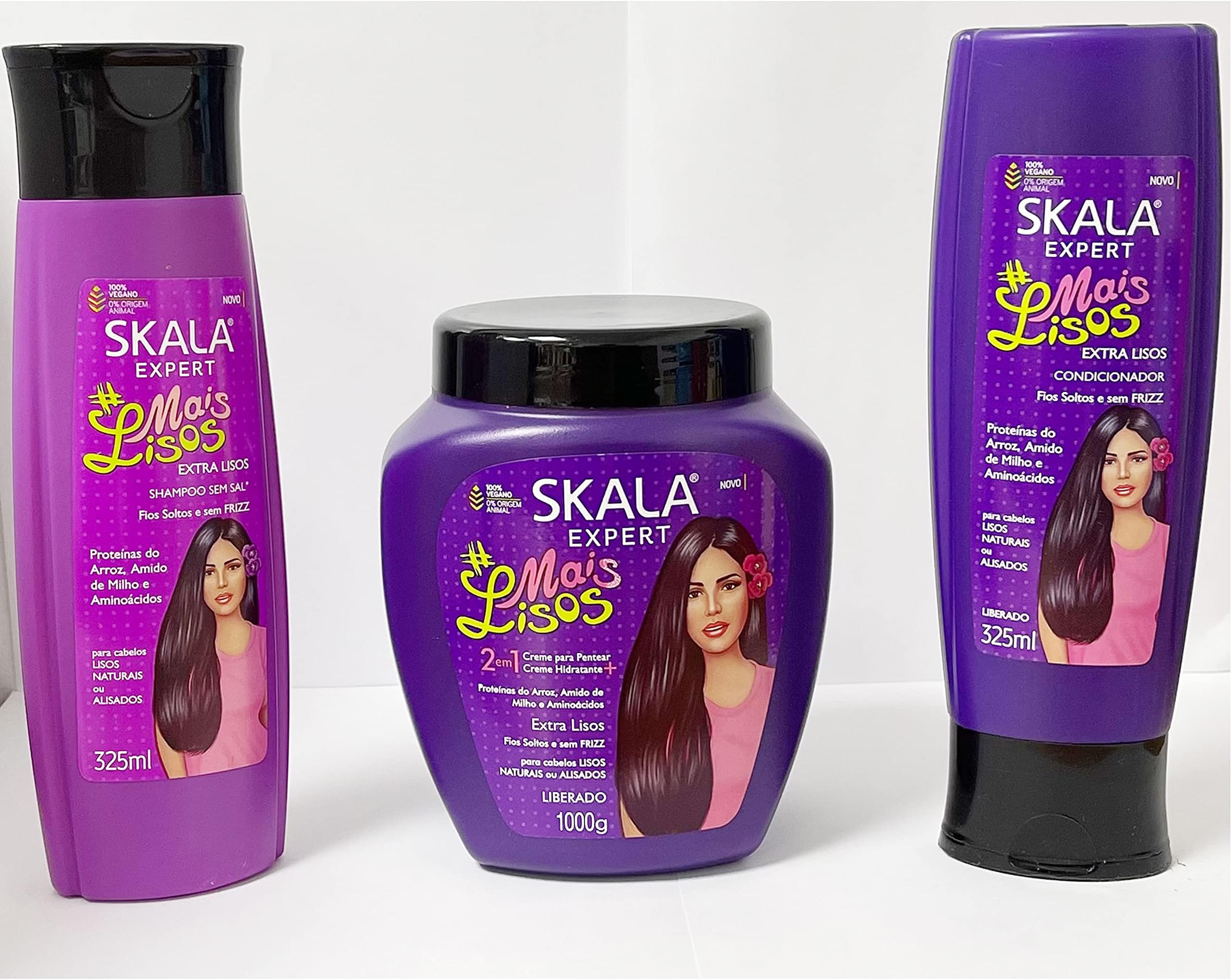 Amazon.com : Skala - Linha Expert - Kit Vinagre de Maça Shampoo e ...