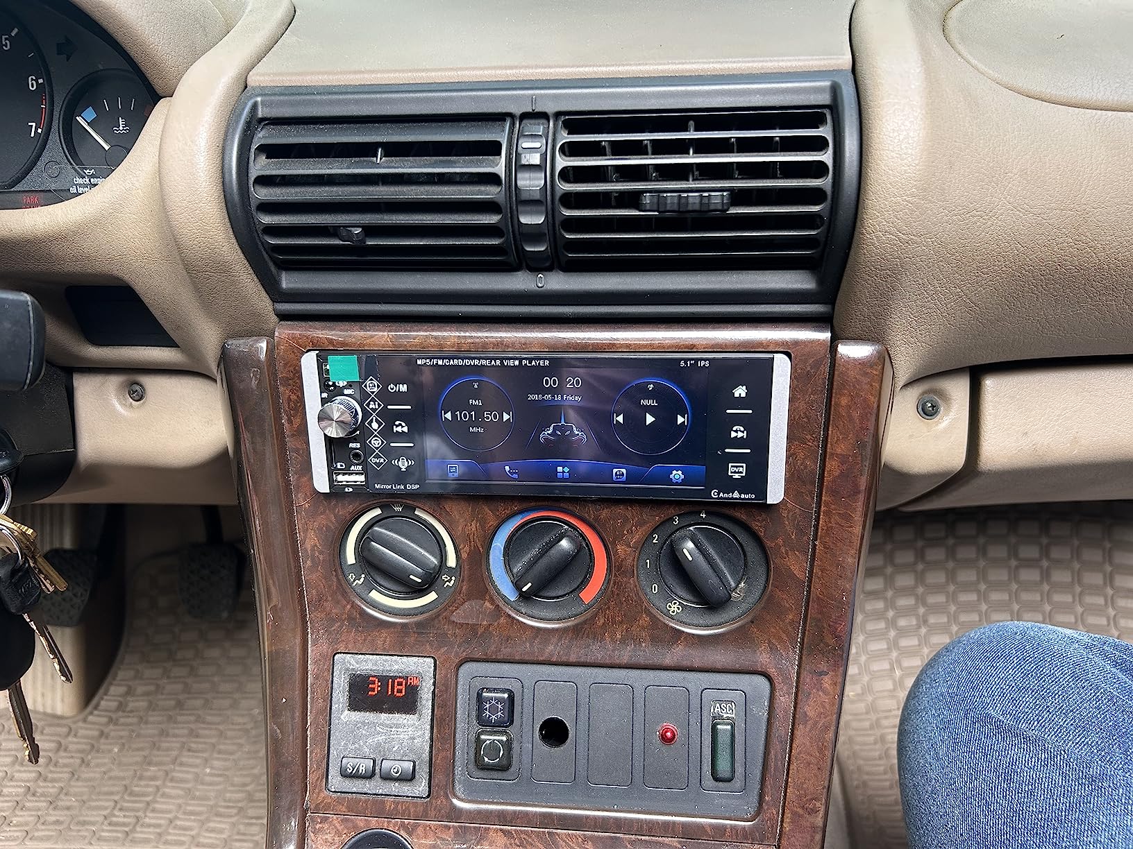 $12/mo - Finance Single Din Car Stereo Compatible with Apple Carplay ...