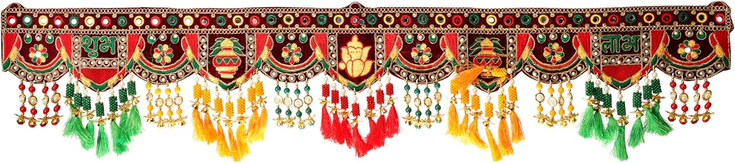 Amazon.com: Vedanta Craft Ganesha Toran for Diwali| Home Decoration ...