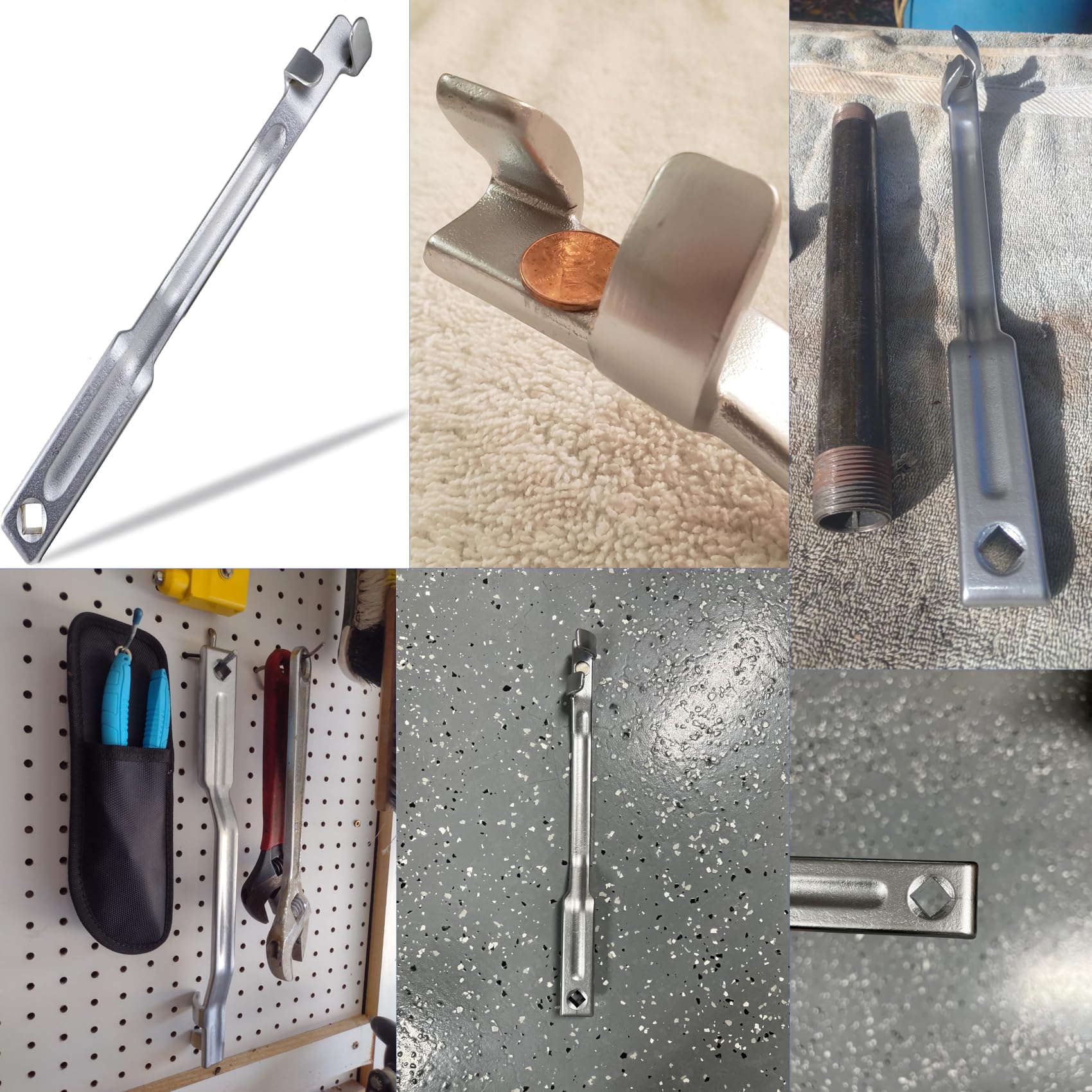 Snapklik.com : 15 Inch Wrench Extender Tool Bar For Mechanics, Garage ...