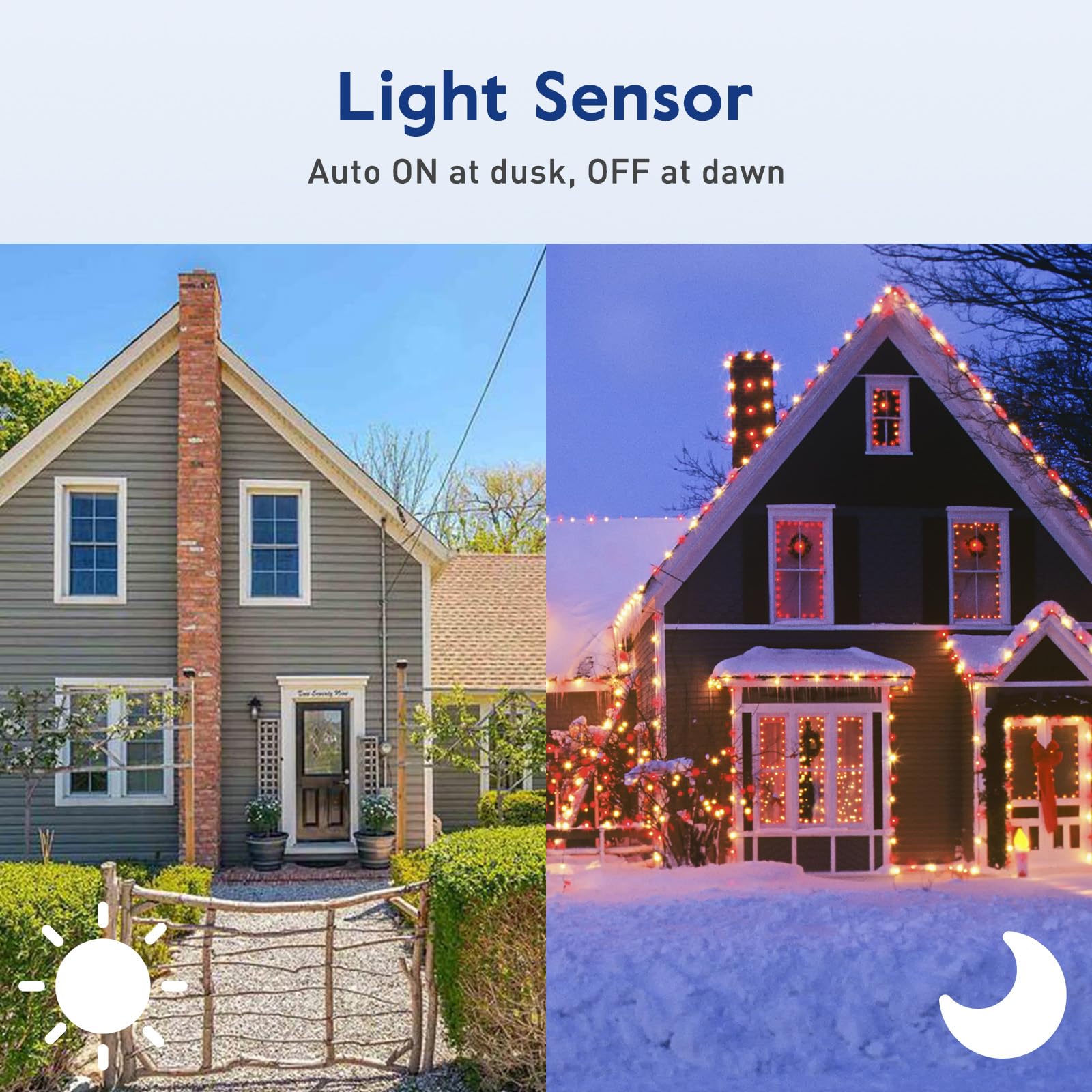 Snapklik.com : Outdoor Light Sensor Timer Waterproof, Mechanical Plug ...