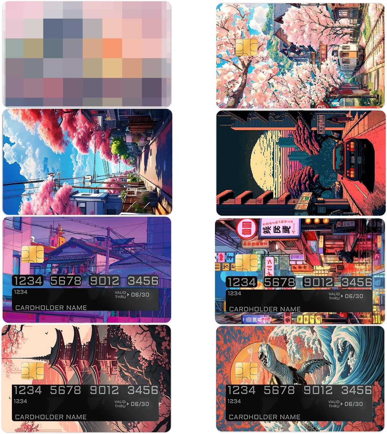 Amazon.com: WeebNation Satoru Gojo - Jujutsu Kaisen - 4pcs Anime Card ...