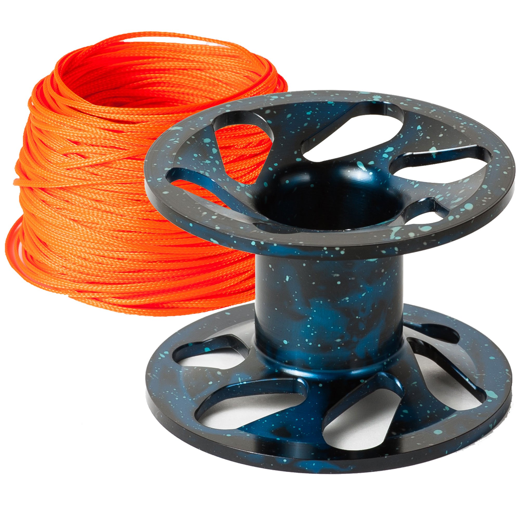 Superlight Aluminum Dive Reel 100 Feet Of Scuba Line Mussel ...