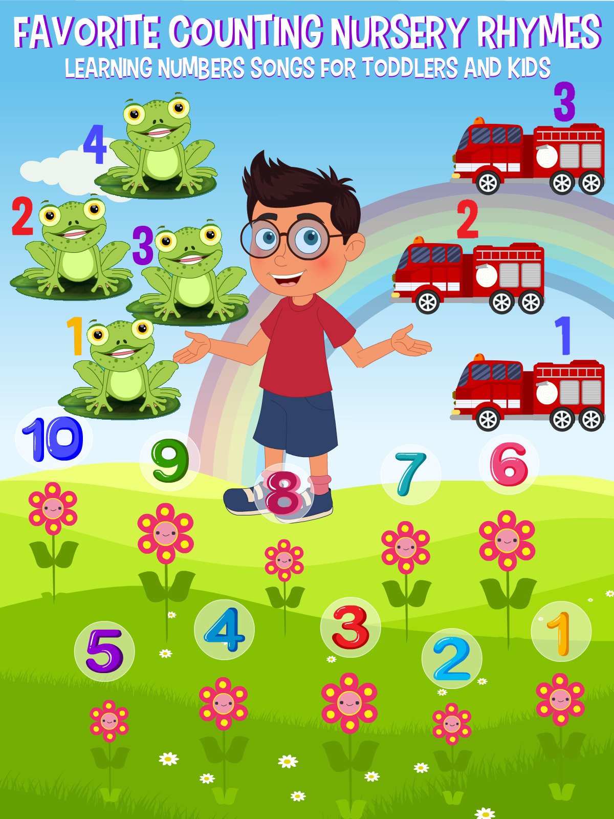 Buy Favorite Counting Nursery Rhymes - Learning Numbers Songs For ...