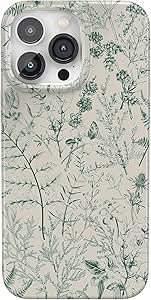 Amazon.com: Casely iPhone 14 Pro Max Case | Sage Garden | Green Floral | Compatible with MagSafe ...