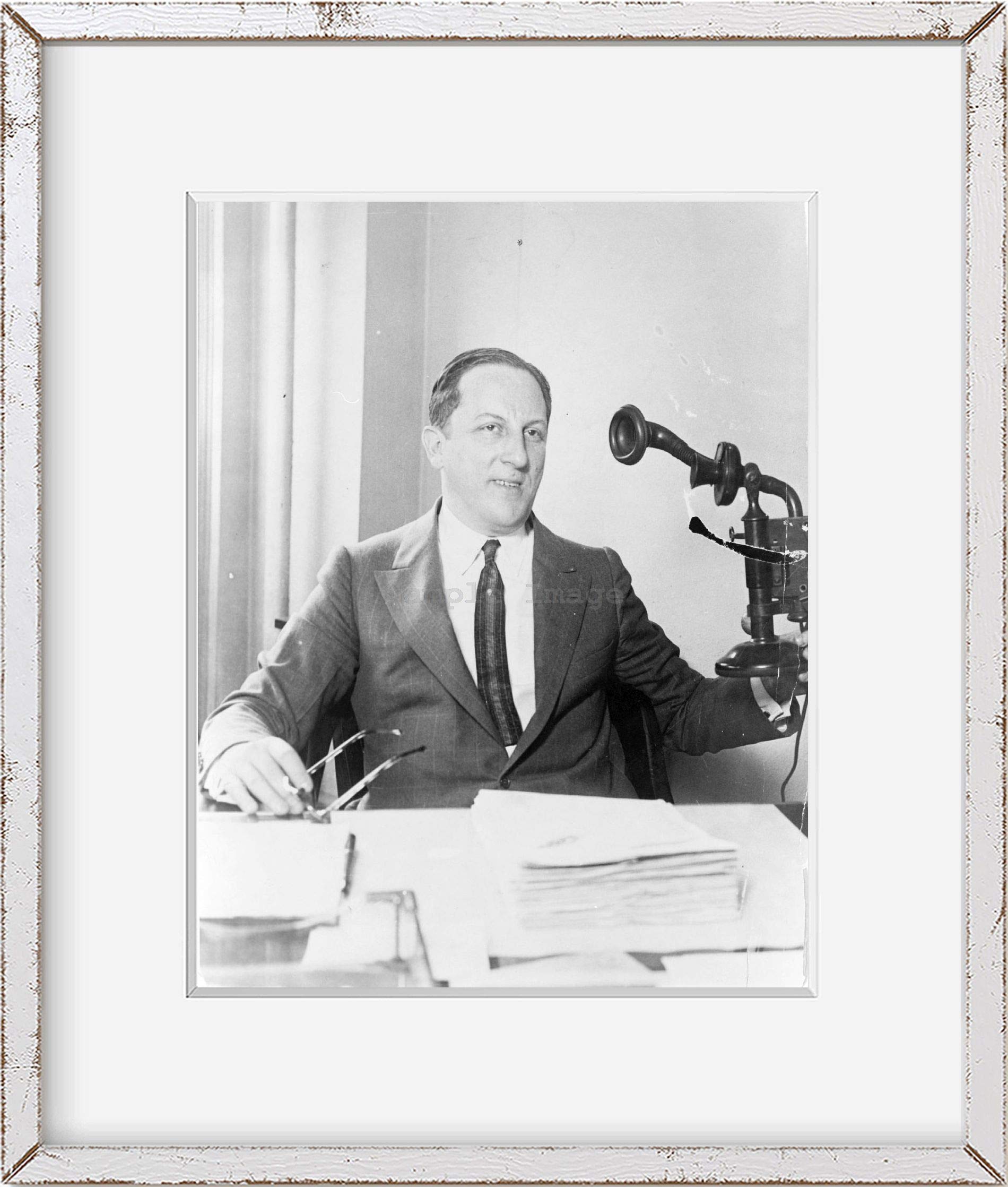 Infinite Photographs Photo Of Arnold Rothstein Behind Desk The Brain ...