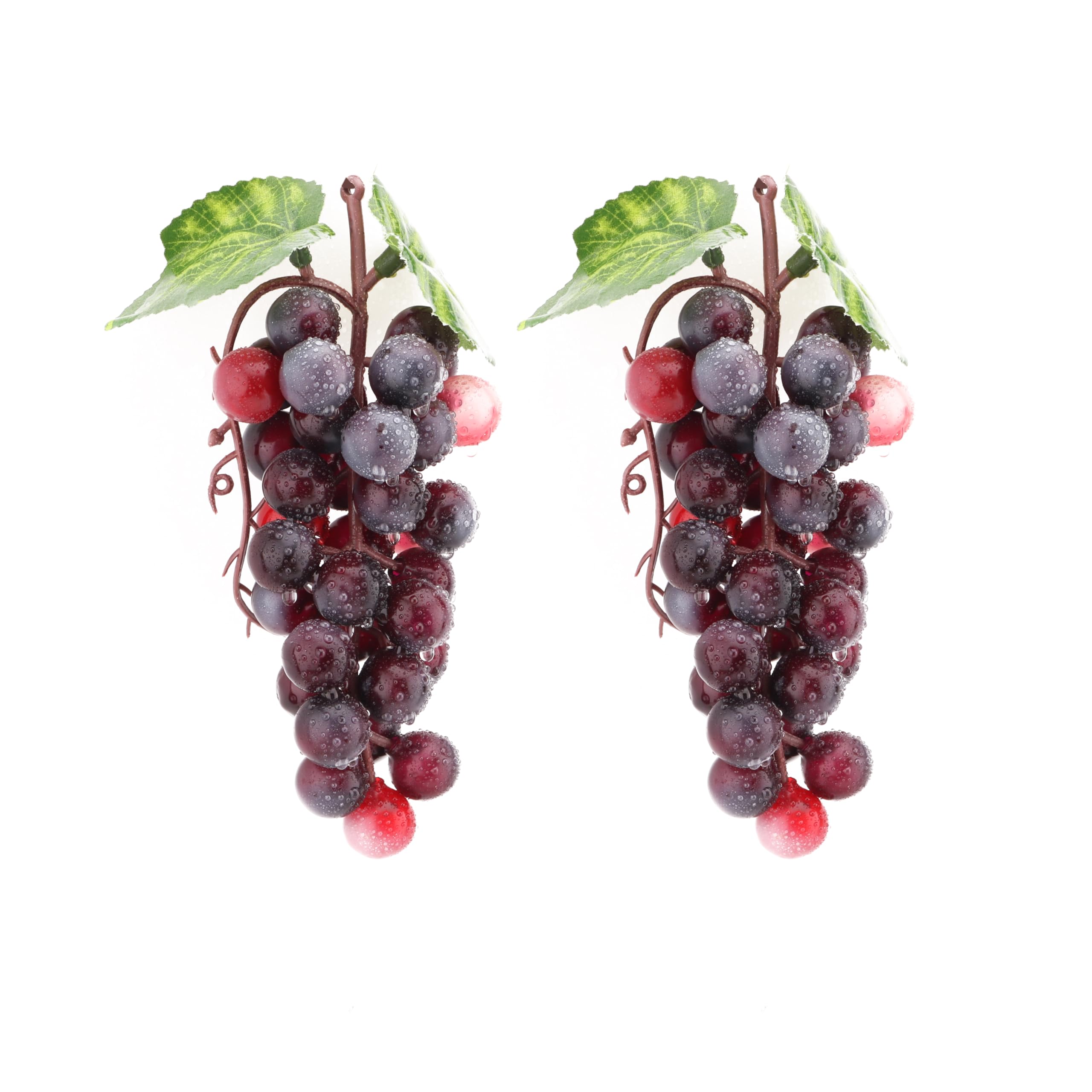 Amazon.com: caiyjhao 2PCS Agate Simulation Grapes, Fake Fruit Grapes ...