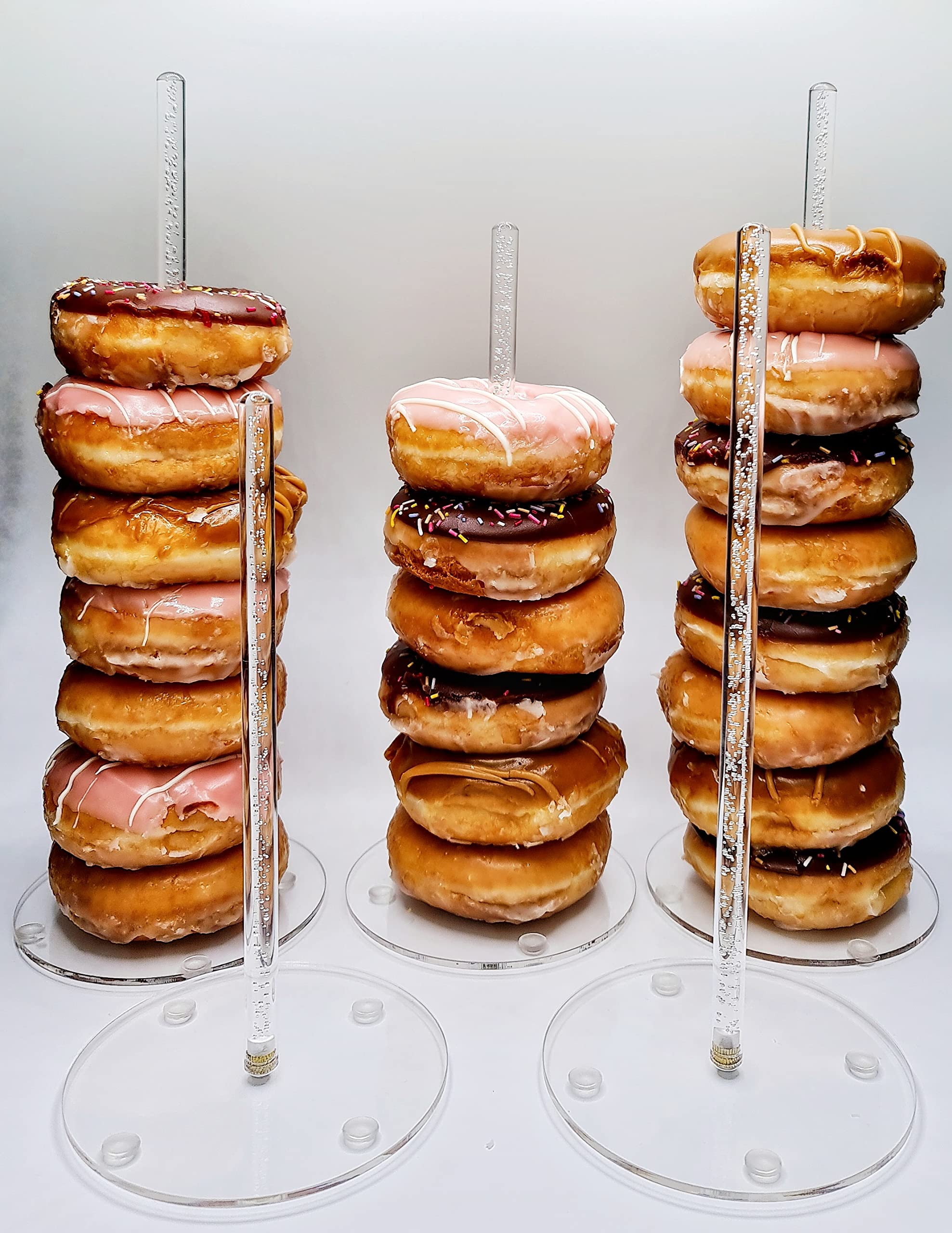 Buy Clear Bubble Acrylic Donut Stands - 5 Pcs Acrylic Donut Stands ...