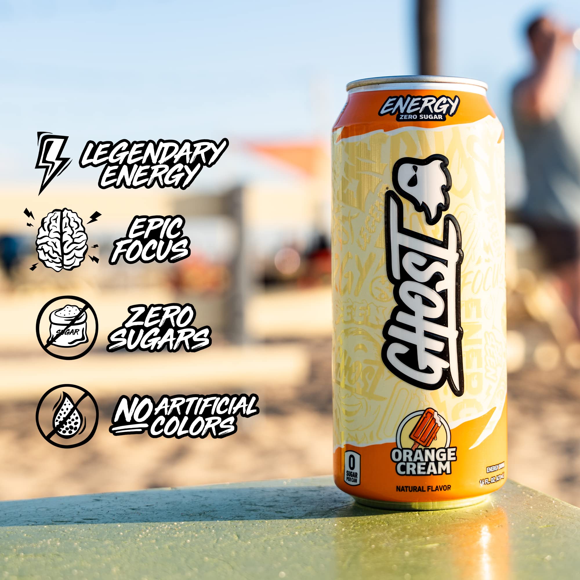 Snapklik.com : Energy Drink - 12-Pack, Orange Cream, 16oz Cans - Energy ...