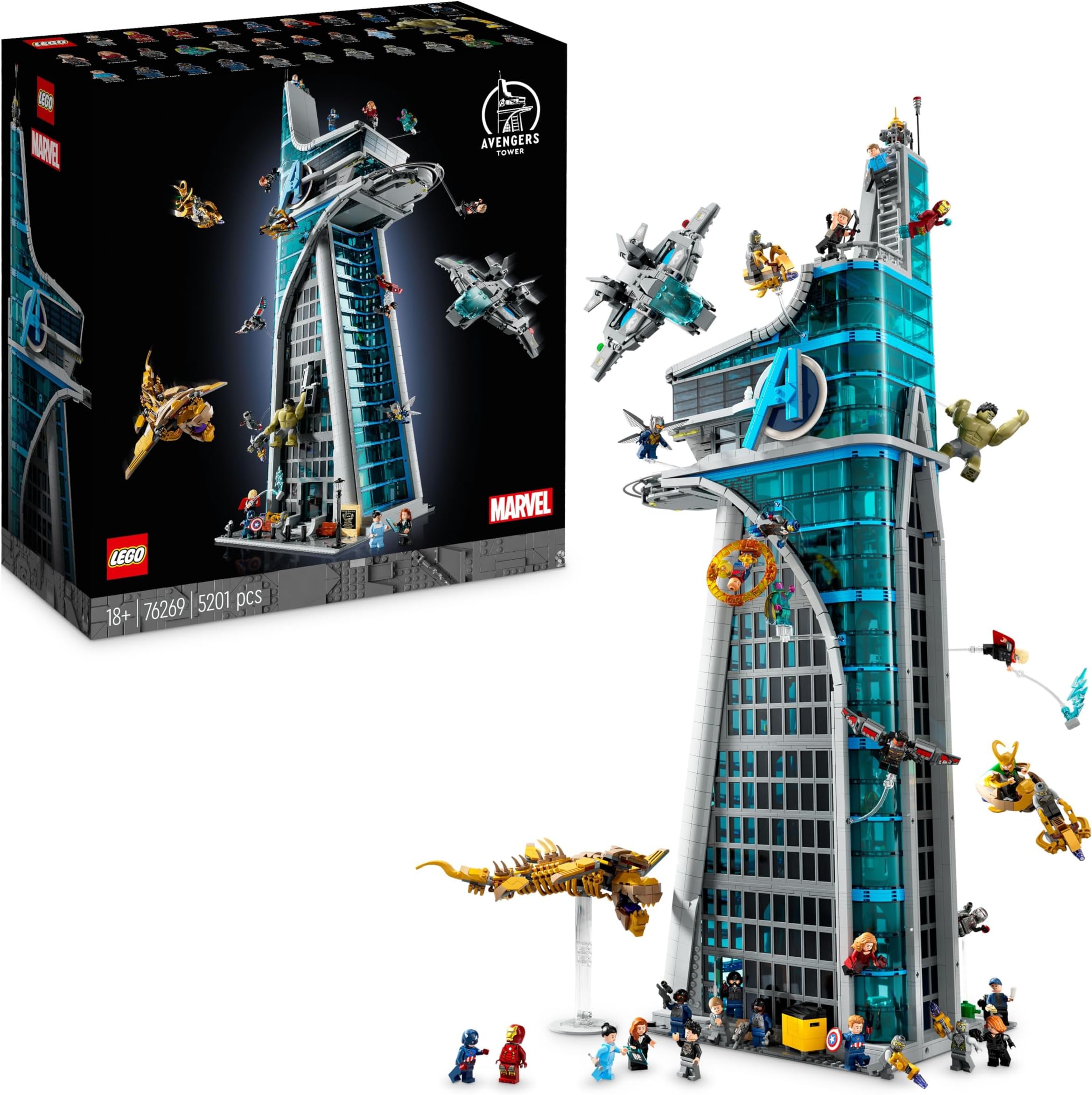 LEGO® Marvel Avengers Tower 76269 Building Kit (5,201 Pieces): Buy ...