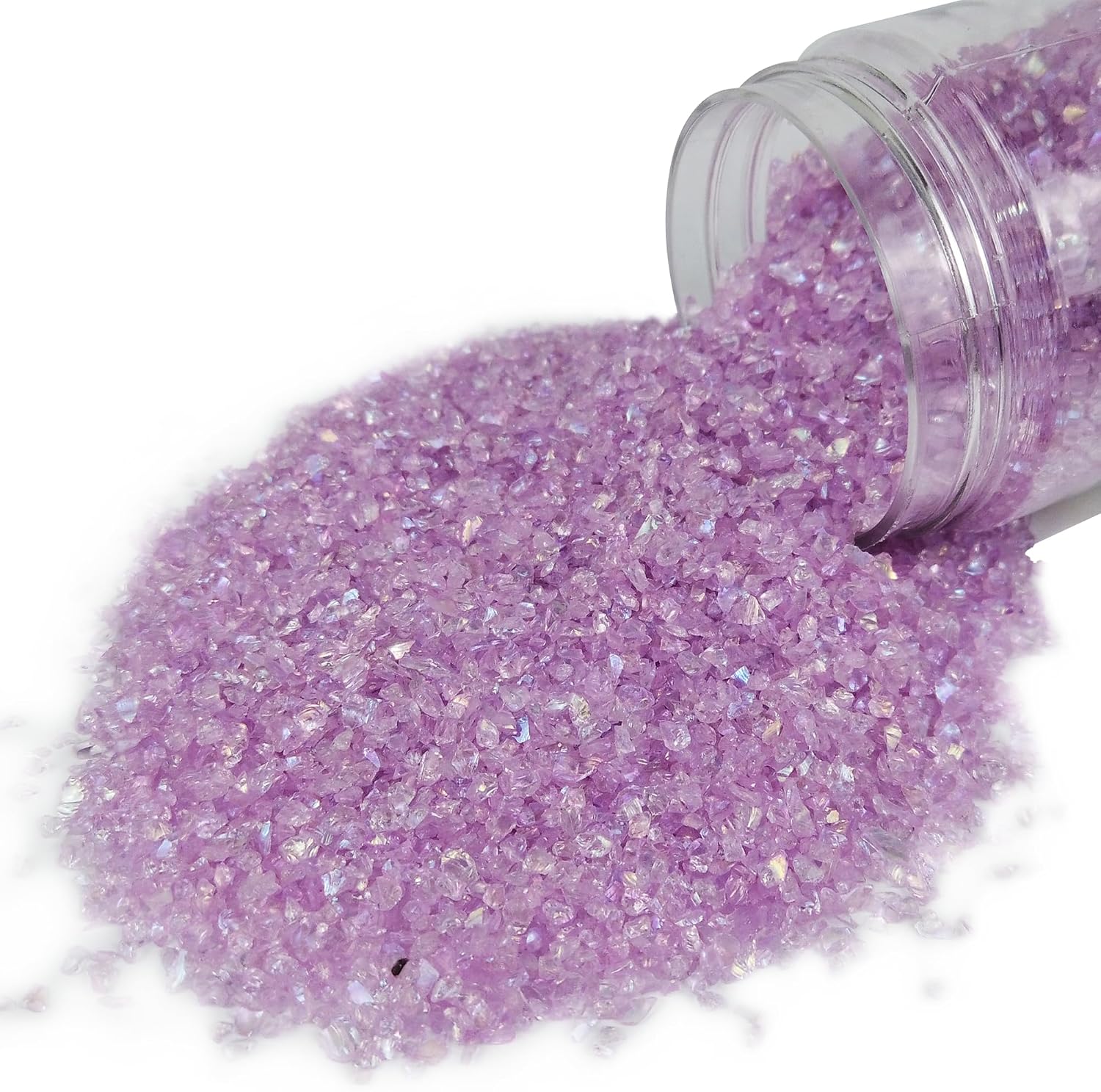 TWINKLING Colorful Crushed Glass Glitter, Broken Glass,Craft Glitter ...