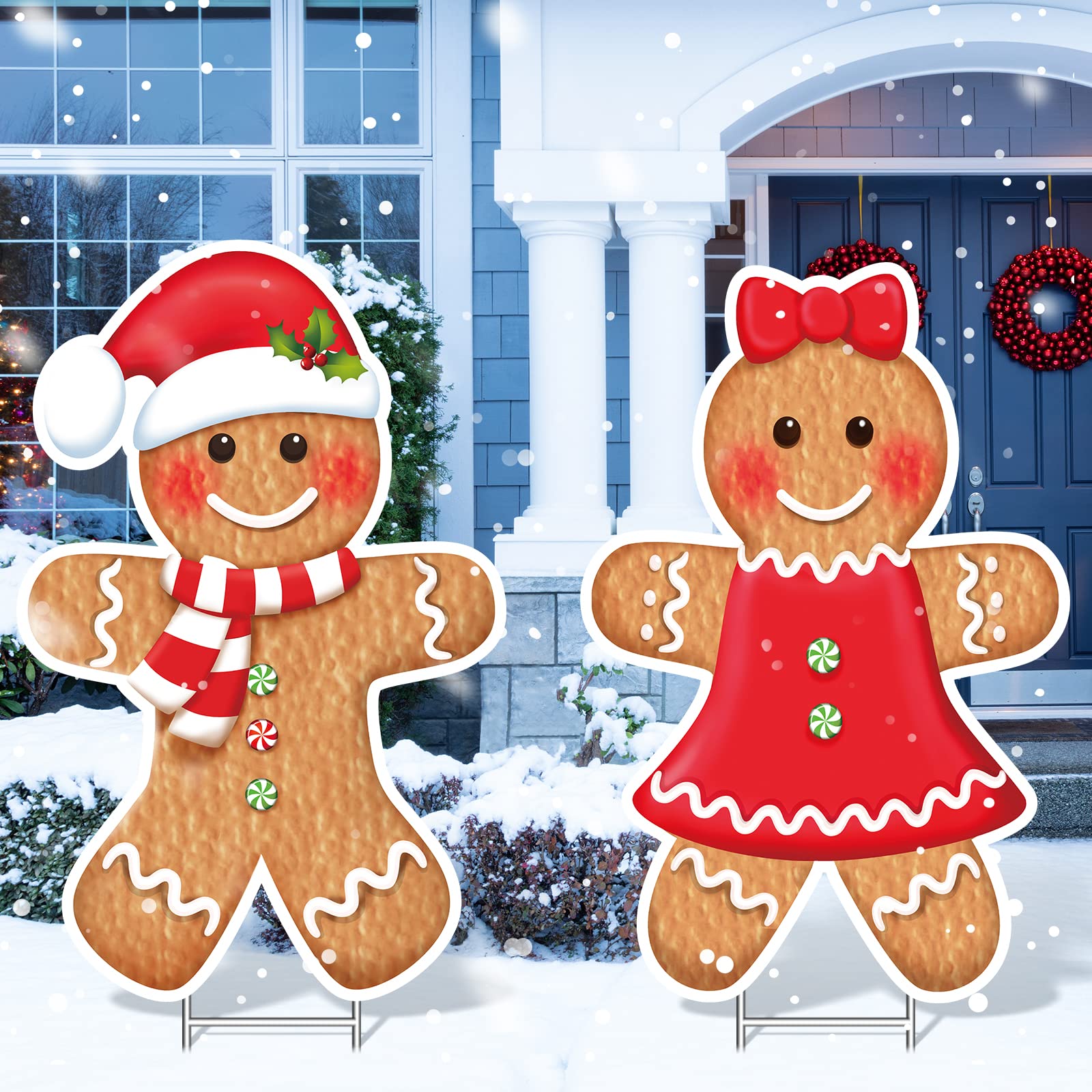 Gingerbread Boy And Girl Clipart