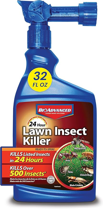 Amazon.com: BioAdvanced 24 Hr Lawn Insect Killer, Ready-to-Spray, 32 oz ...