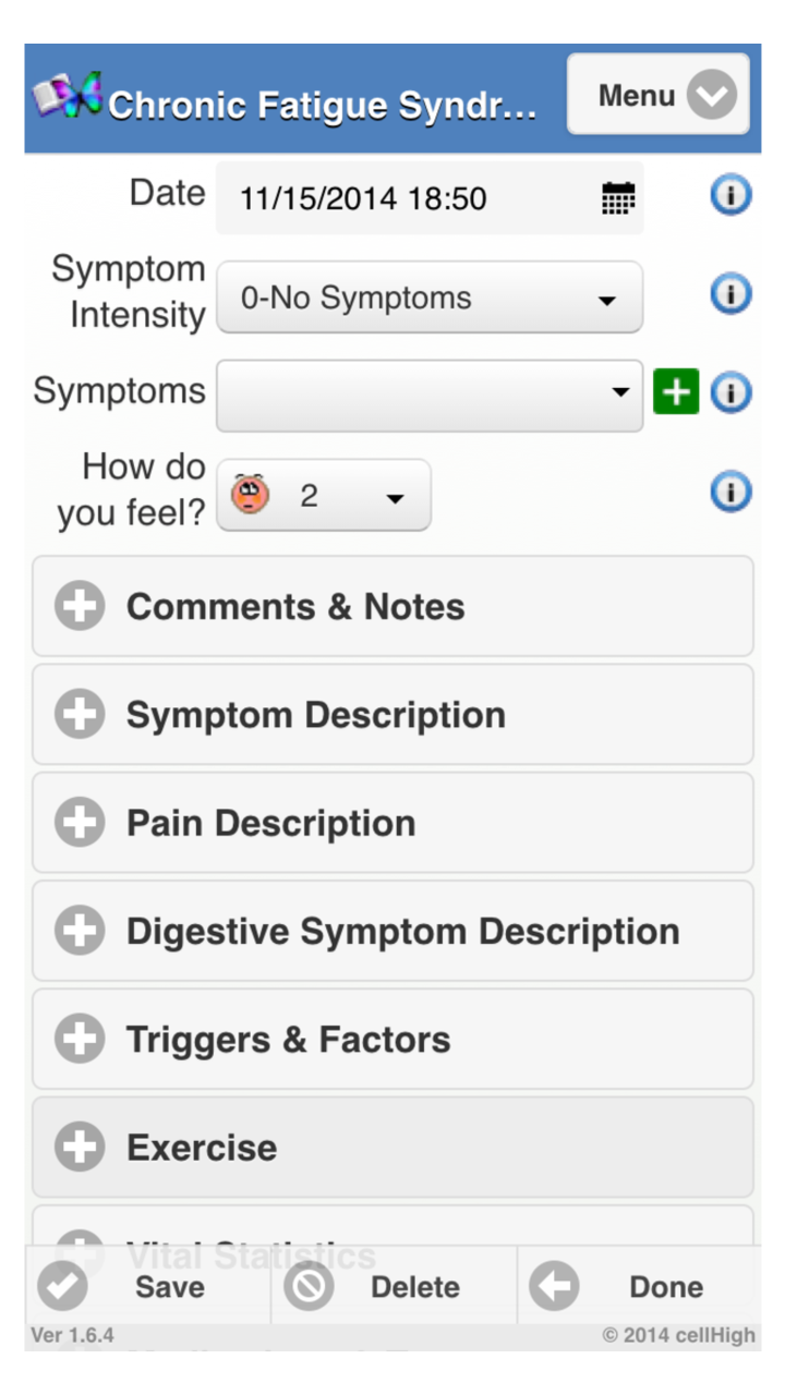Chronic Fatigue Syndrome Diary - App on the Amazon Appstore