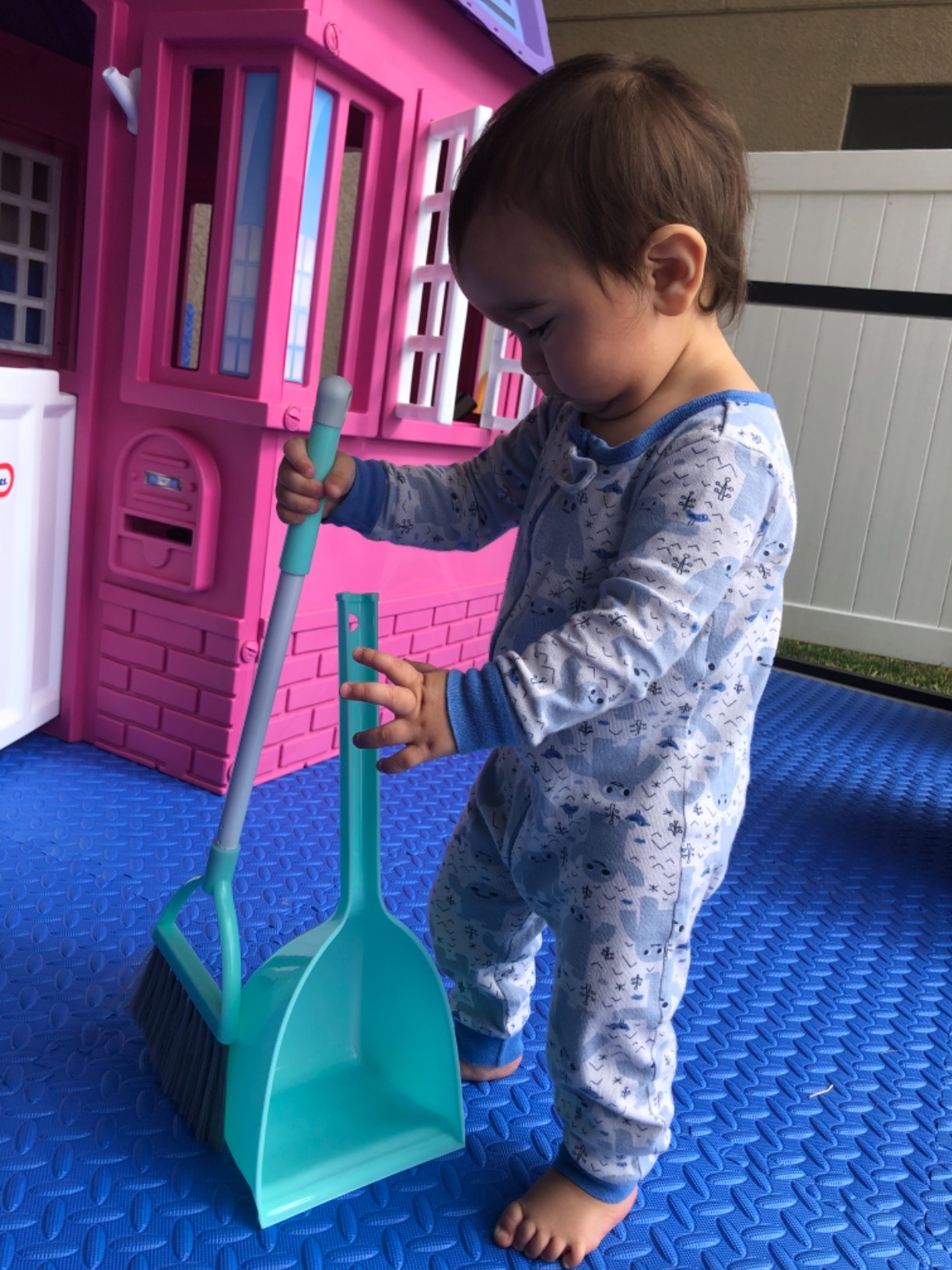 Amazon.com: ANREKEYH Kids Mini Broom and Dustpan Set 2 Pack - Small ...